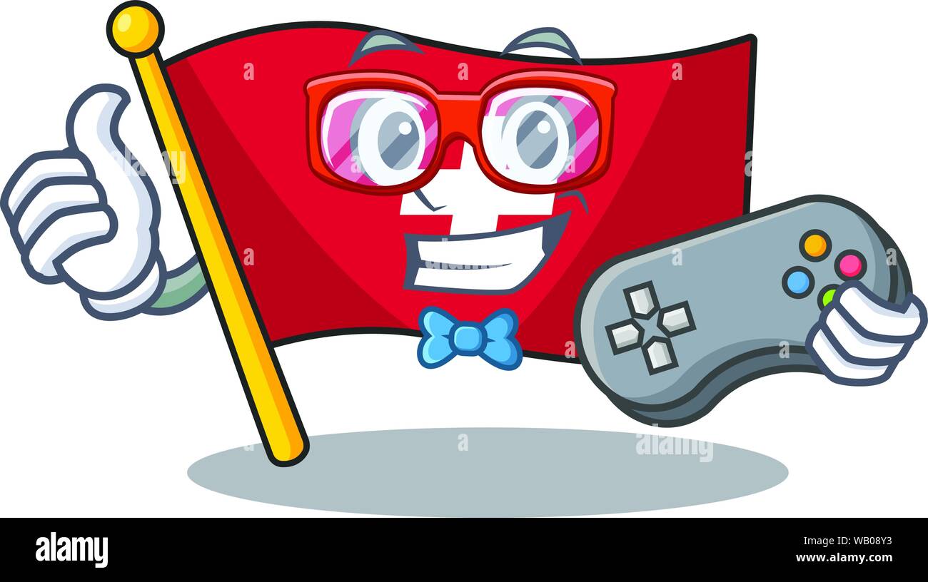 Gamer switzerland flag put in cartoon cupboard Stock Vector Image & Art ...