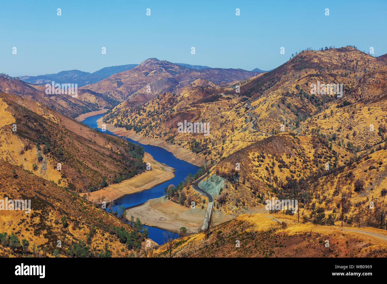 California landscape in summer season Stock Photo - Alamy