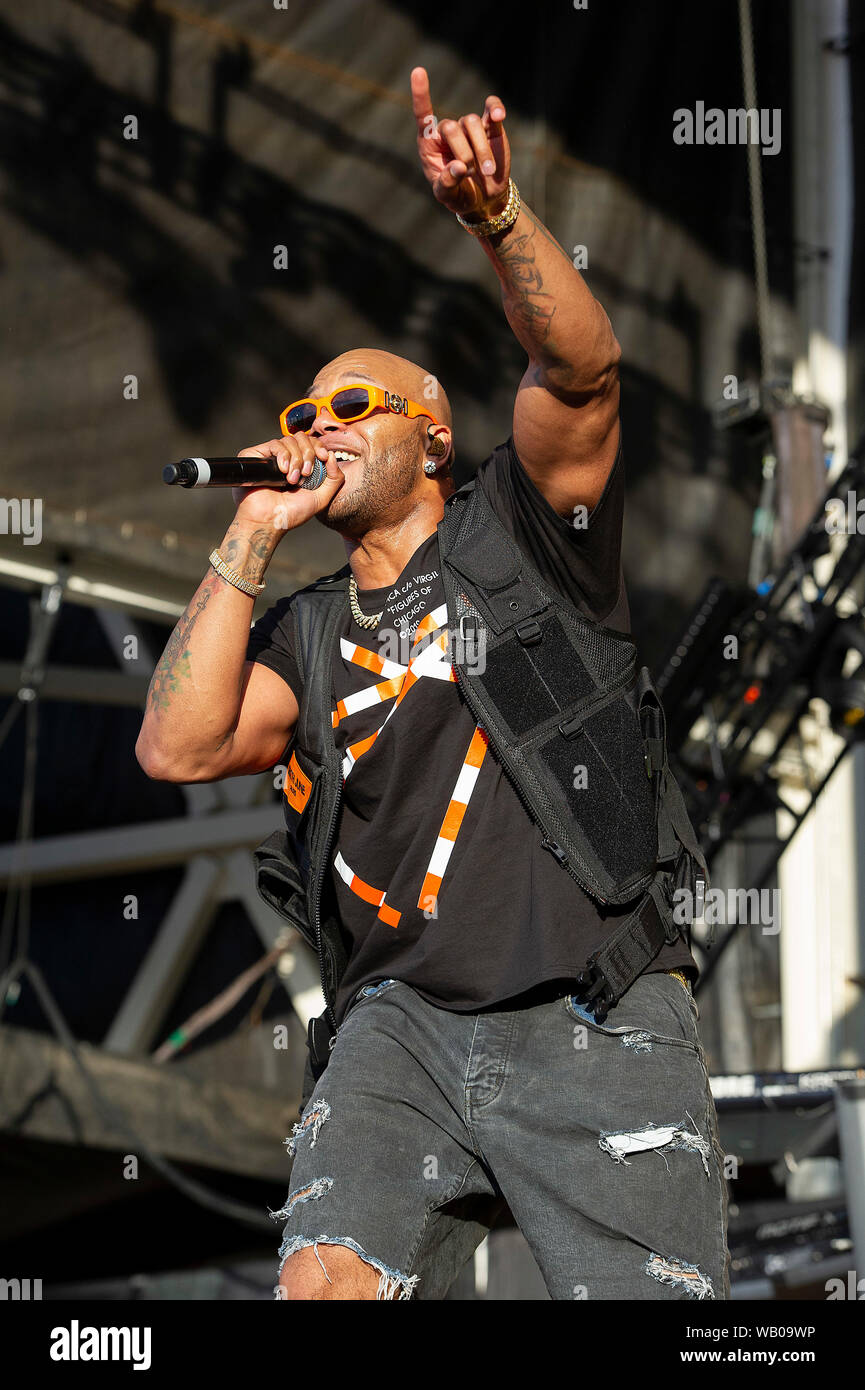 Austin, Texas, USA. 22nd Aug, 2019. August 22, 2019: Flo Rida performs ...