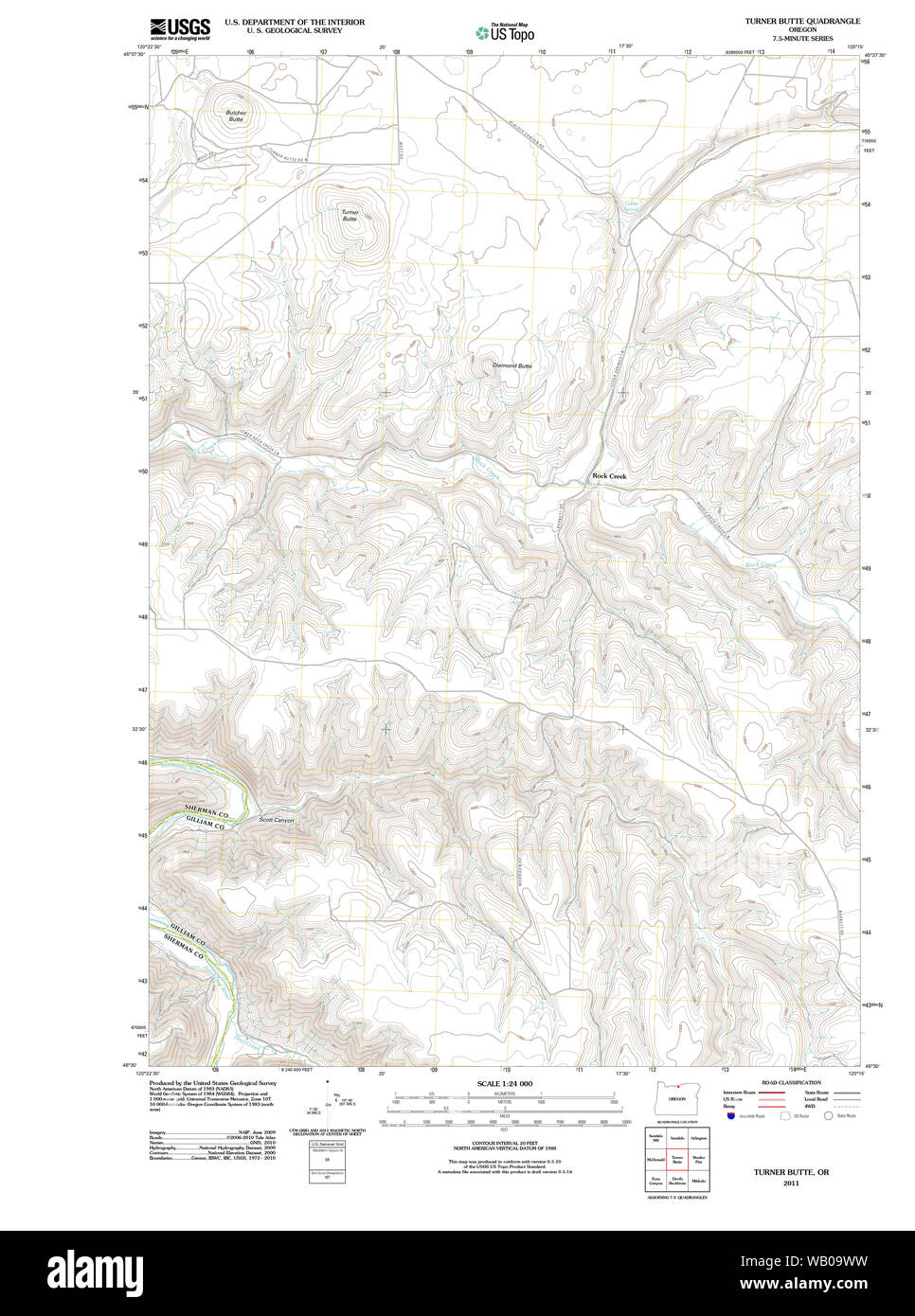 Turner butte hi-res stock photography and images - Alamy