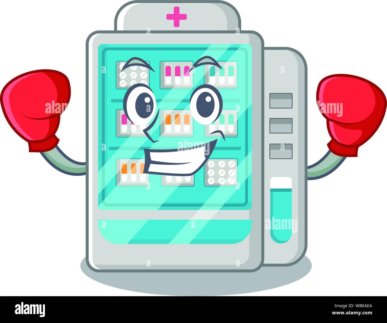 Boxing robot Stock Vector Images - Alamy