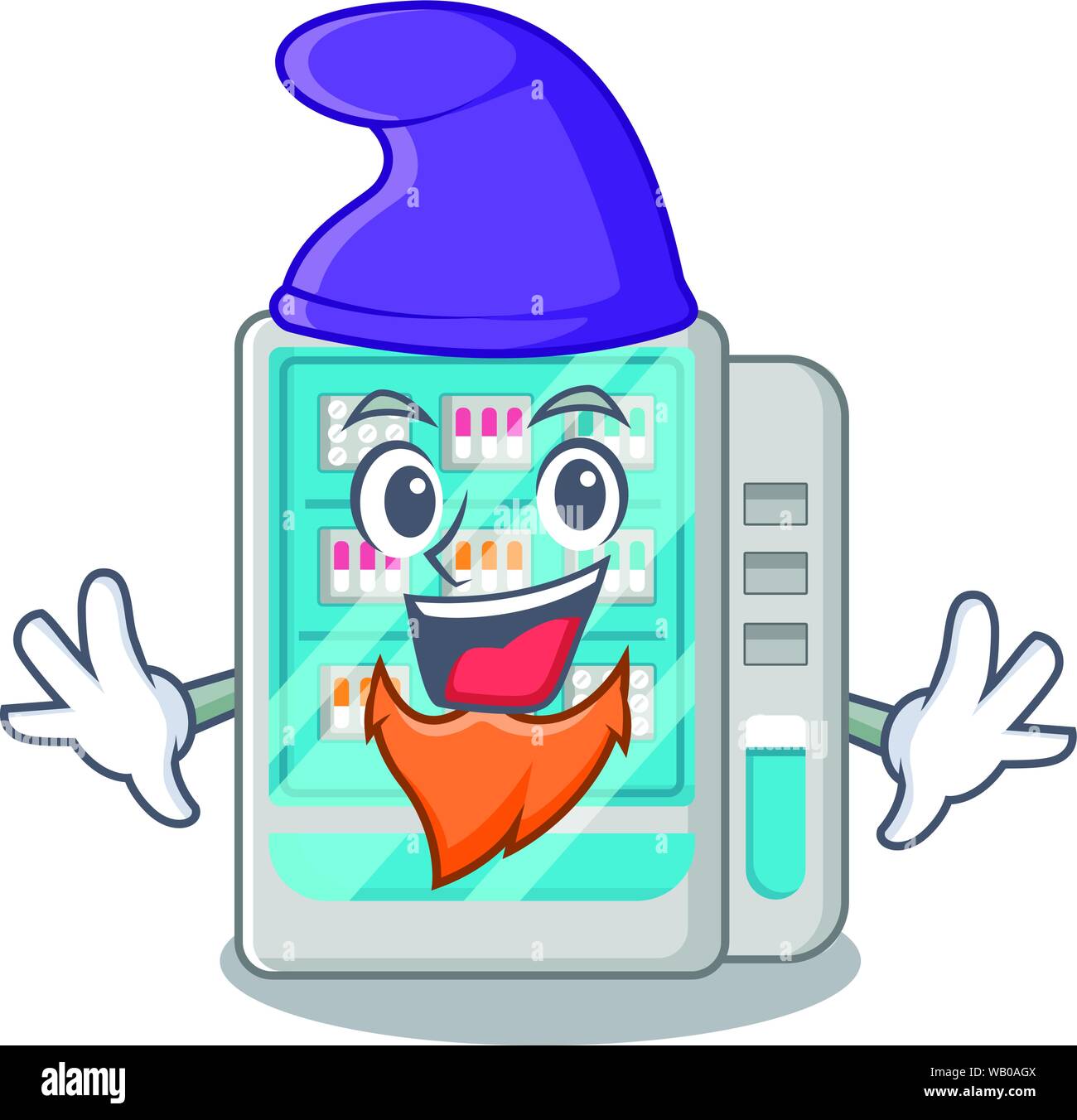 Elf medicines vending machine on the cartoon Stock Vector Image & Art ...