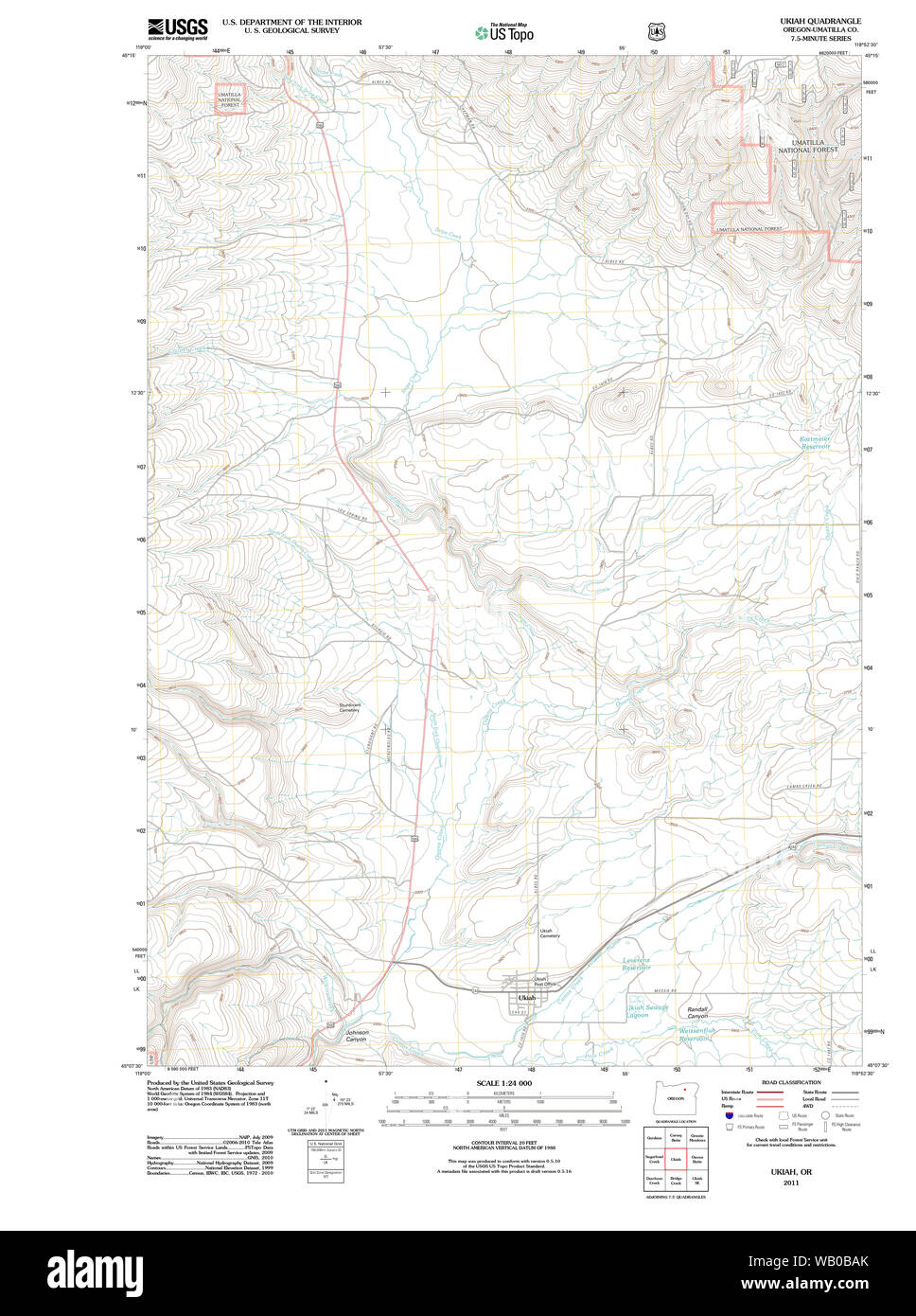 Ukiah map Cut Out Stock Images & Pictures - Alamy