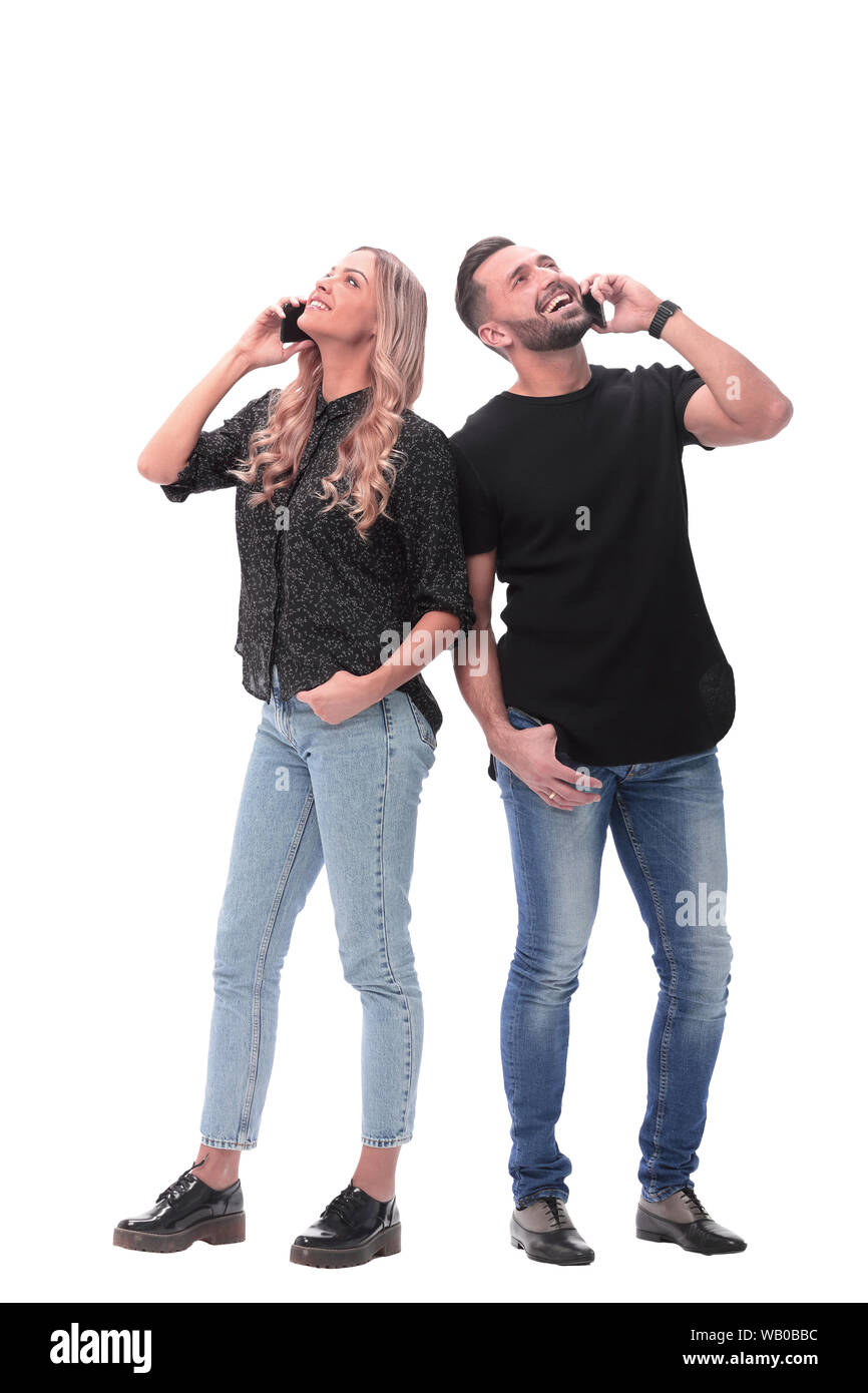 Happy friends talking in Cut Out Stock Images & Pictures - Alamy