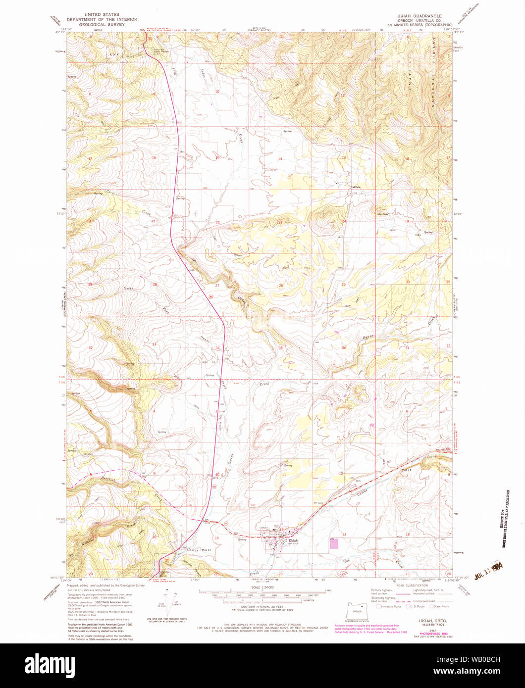 Map of ukiah hi-res stock photography and images - Alamy