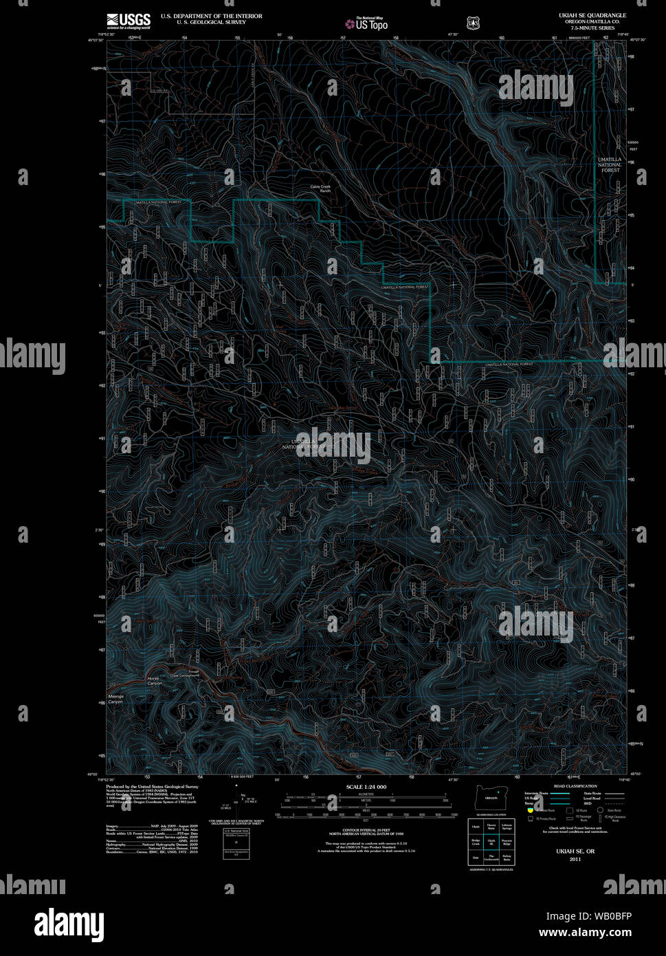Map of ukiah hi-res stock photography and images - Alamy