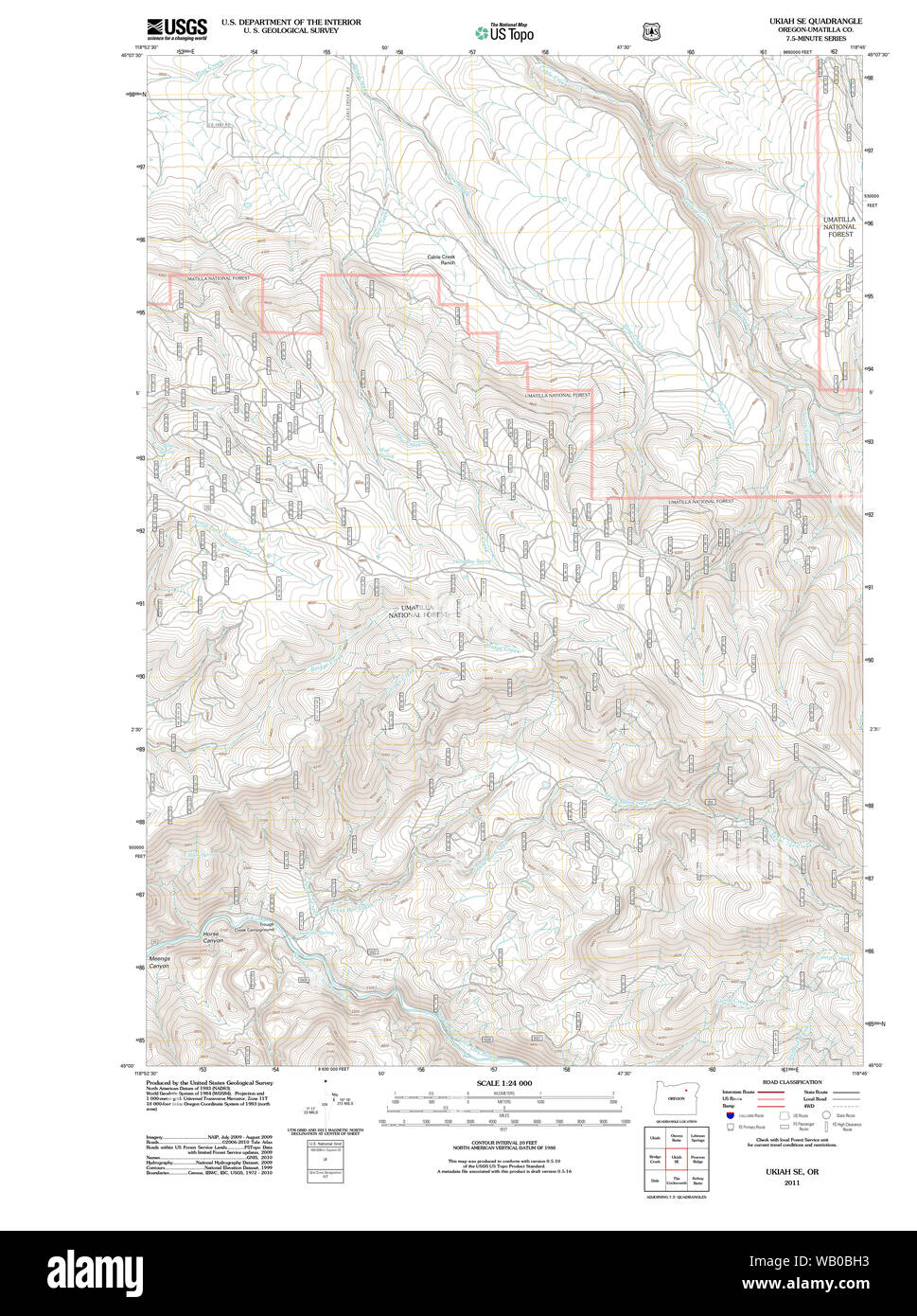 Map of ukiah hi-res stock photography and images - Alamy