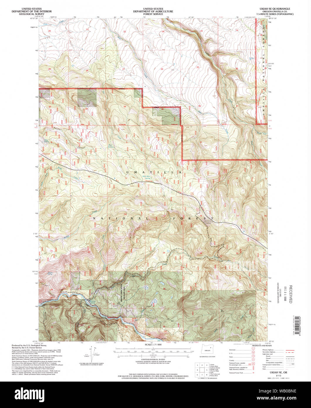 Map of ukiah hi-res stock photography and images - Alamy