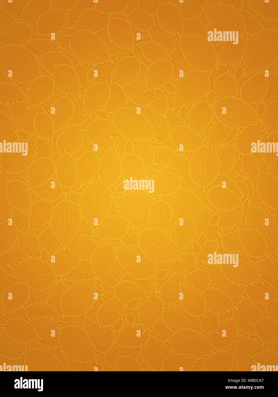 Fall background of orange color with abstract leaves Stock Photo - Alamy
