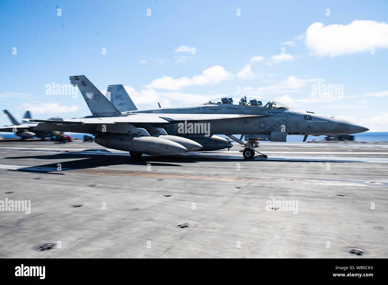 190822-N-CL027-1109 EAST CHINA SEA (August 22, 2019) An F/A-18F Super ...