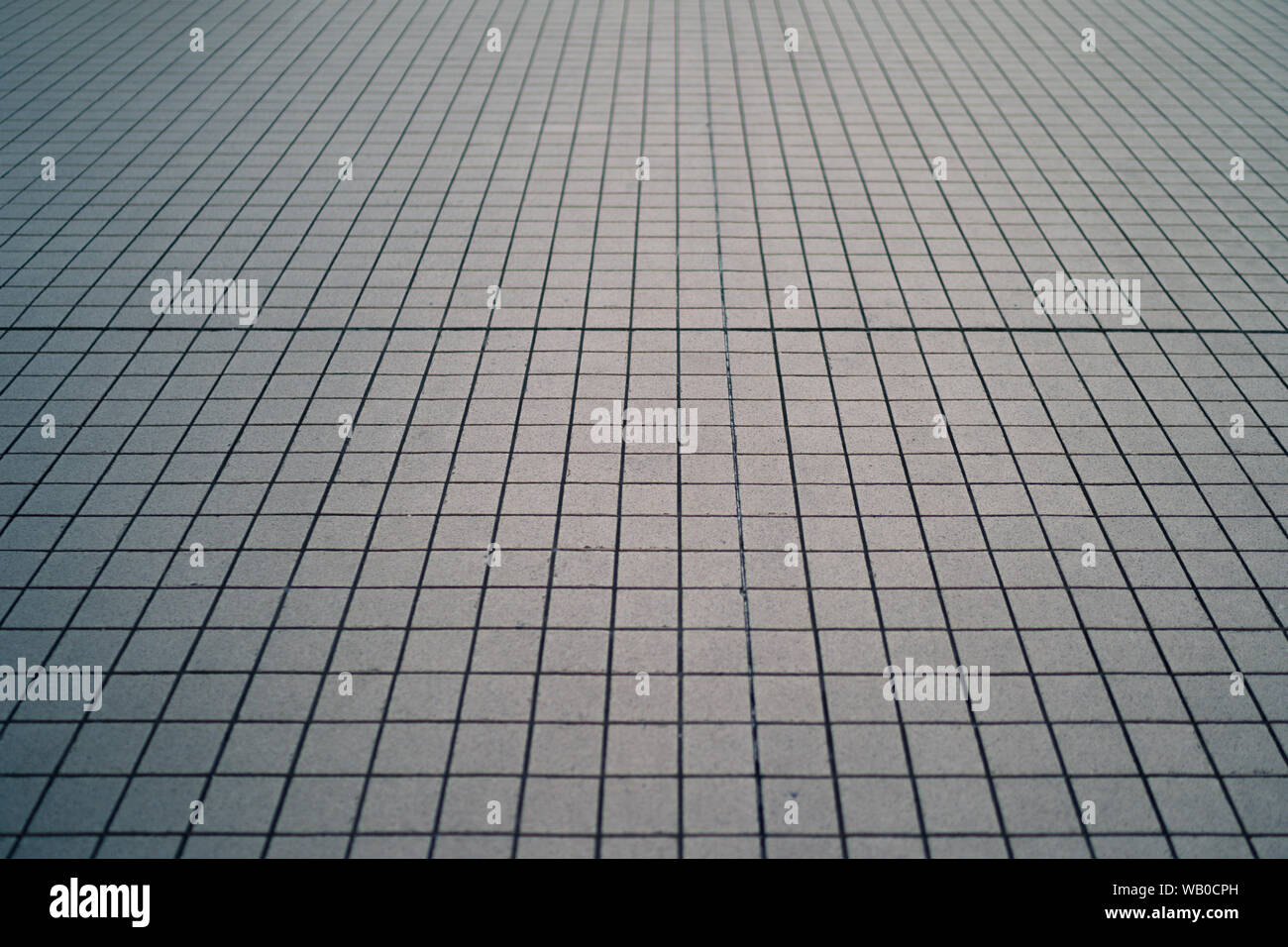 Perspective of Square Tile Floor Stock Photo - Alamy