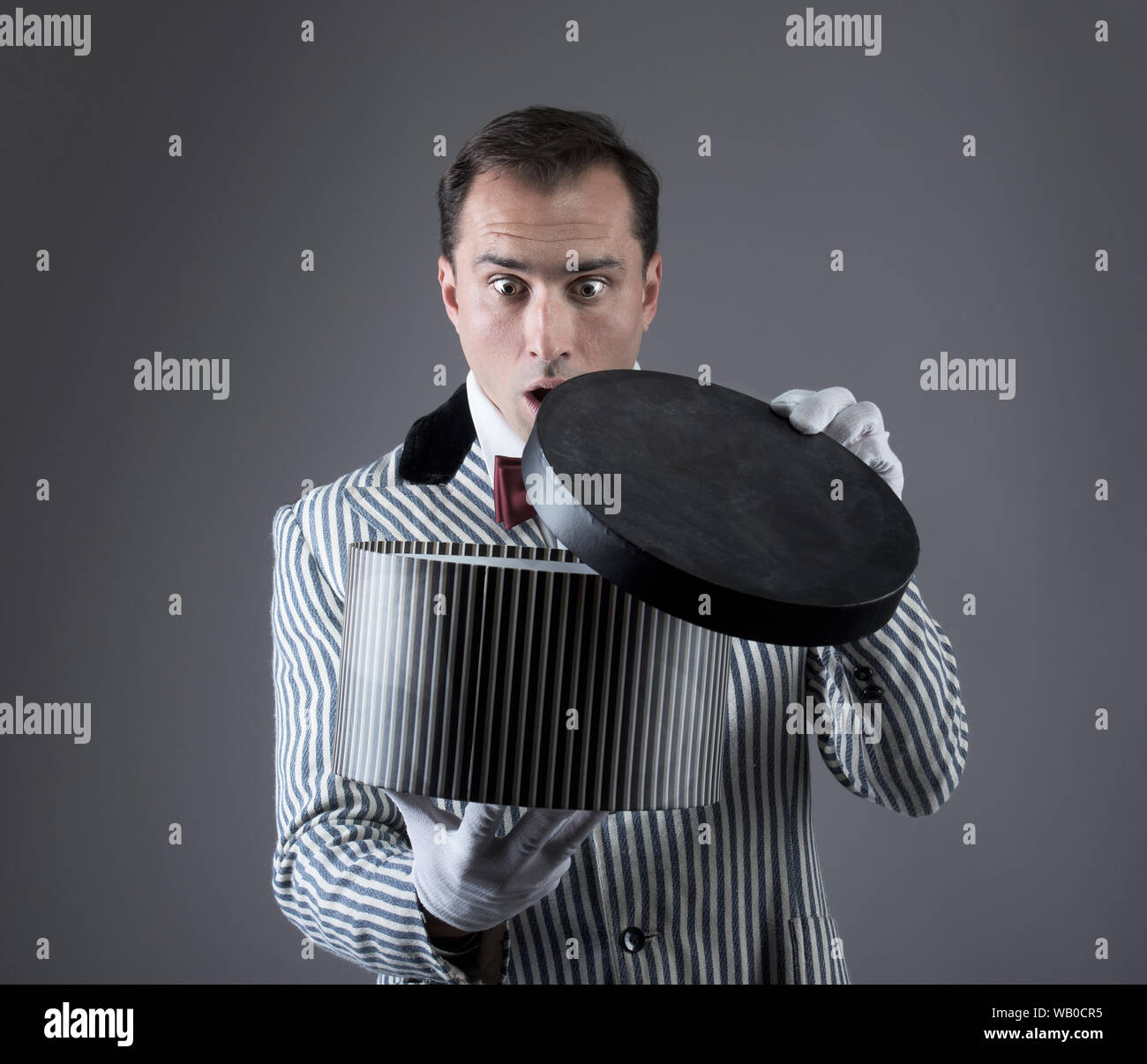 Magician Surprised High Resolution Stock Photography and Images - Alamy