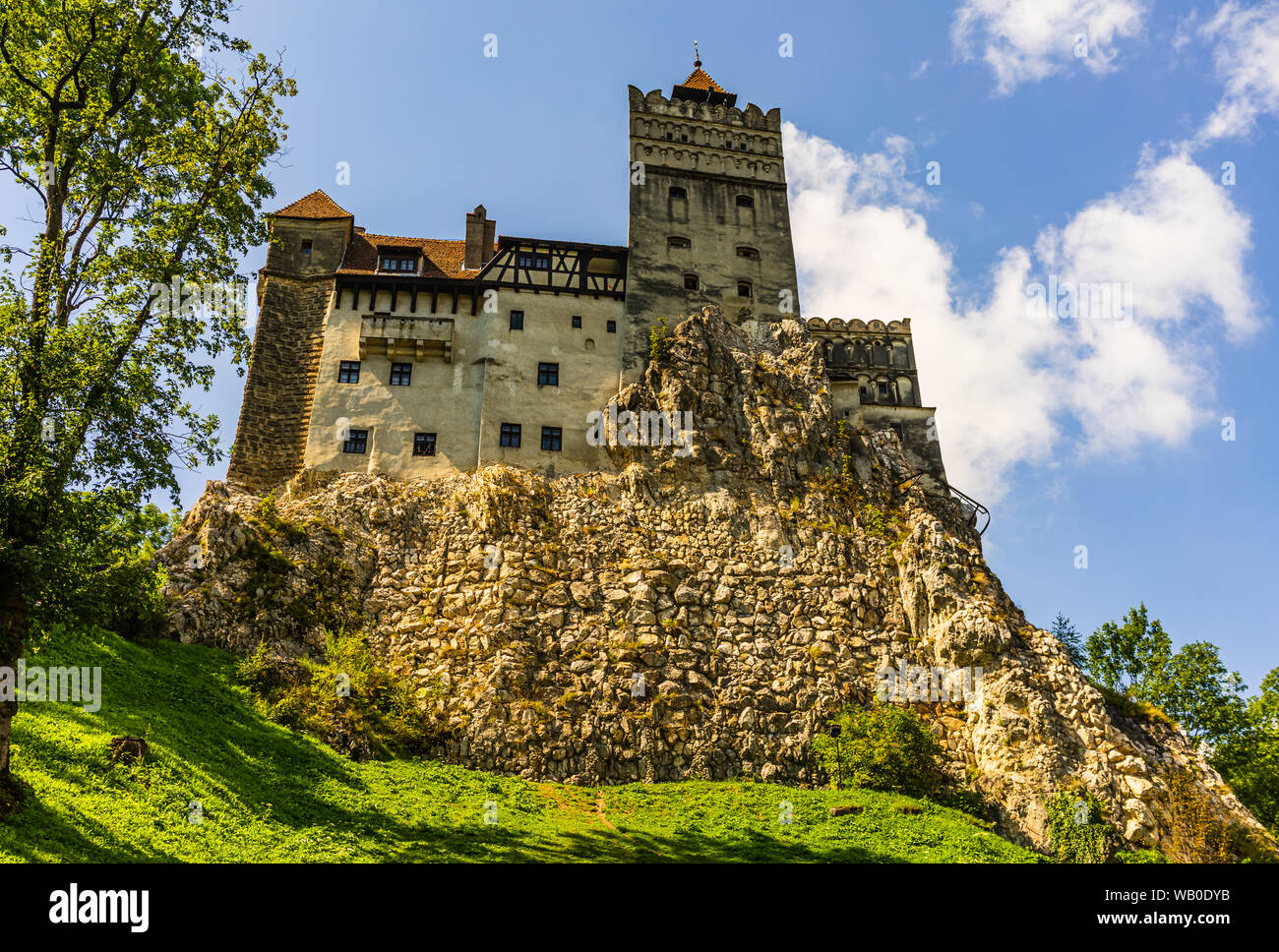 Bran Castle (Castelul Bran). Legendary historical castle of Dracula in ...