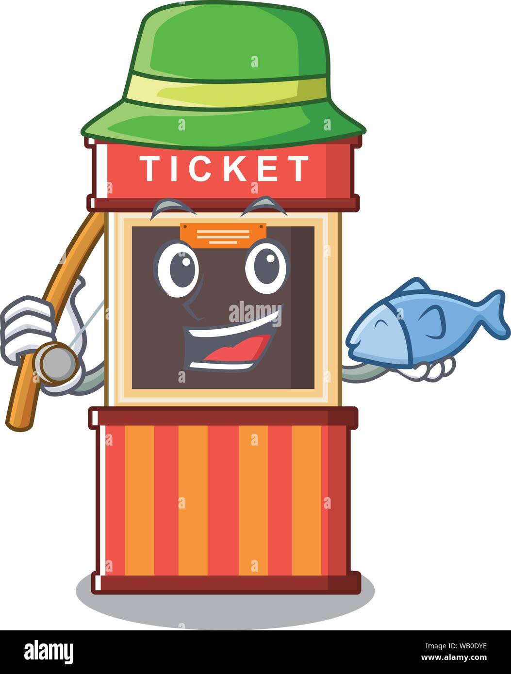 Cartoon Zoo Ticket Booth