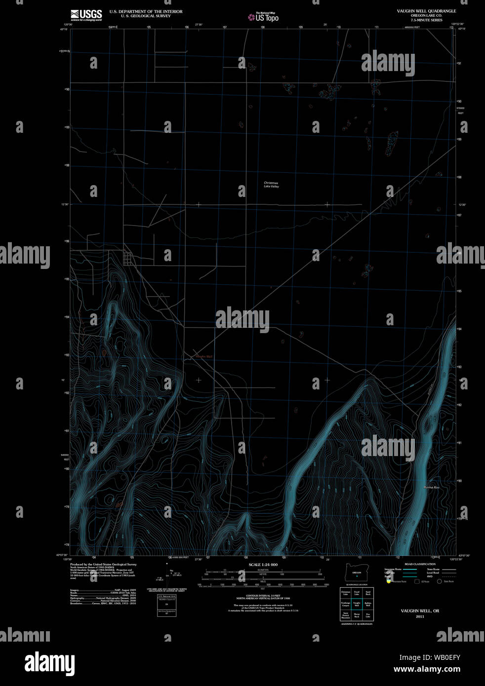 Map of vaughn hi-res stock photography and images - Alamy