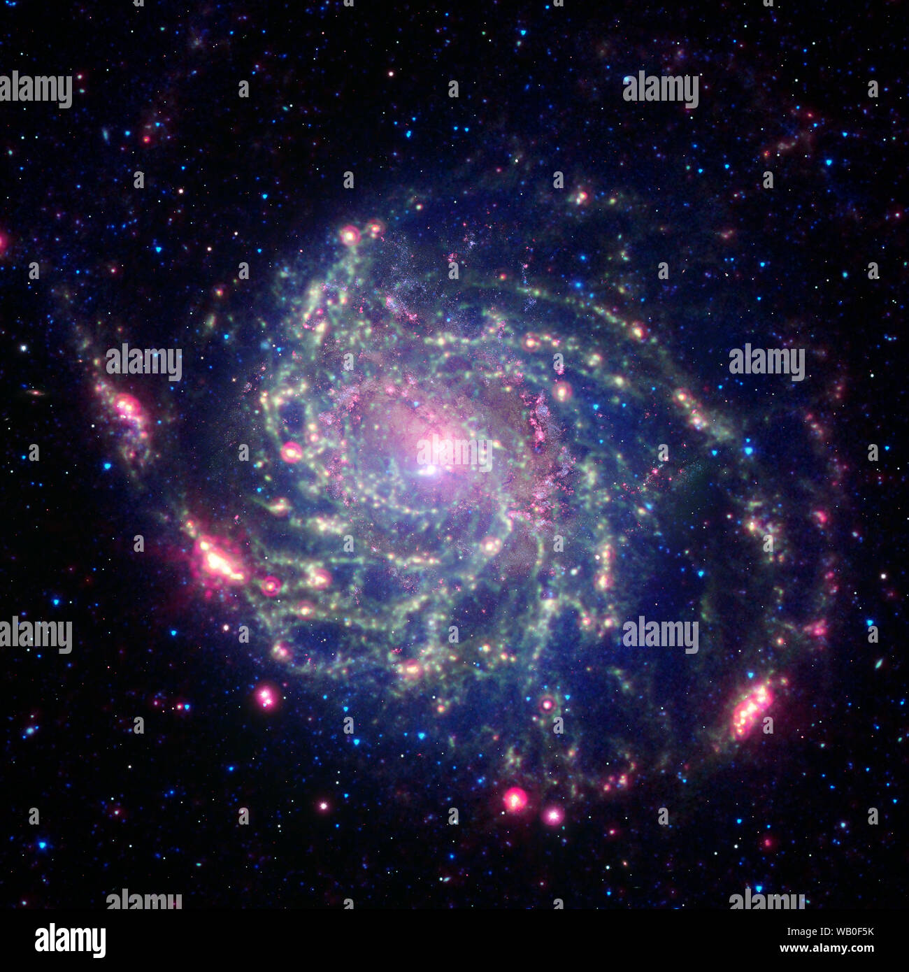 Nebula in outer space. Gas and dust clouds. Elements of this image ...