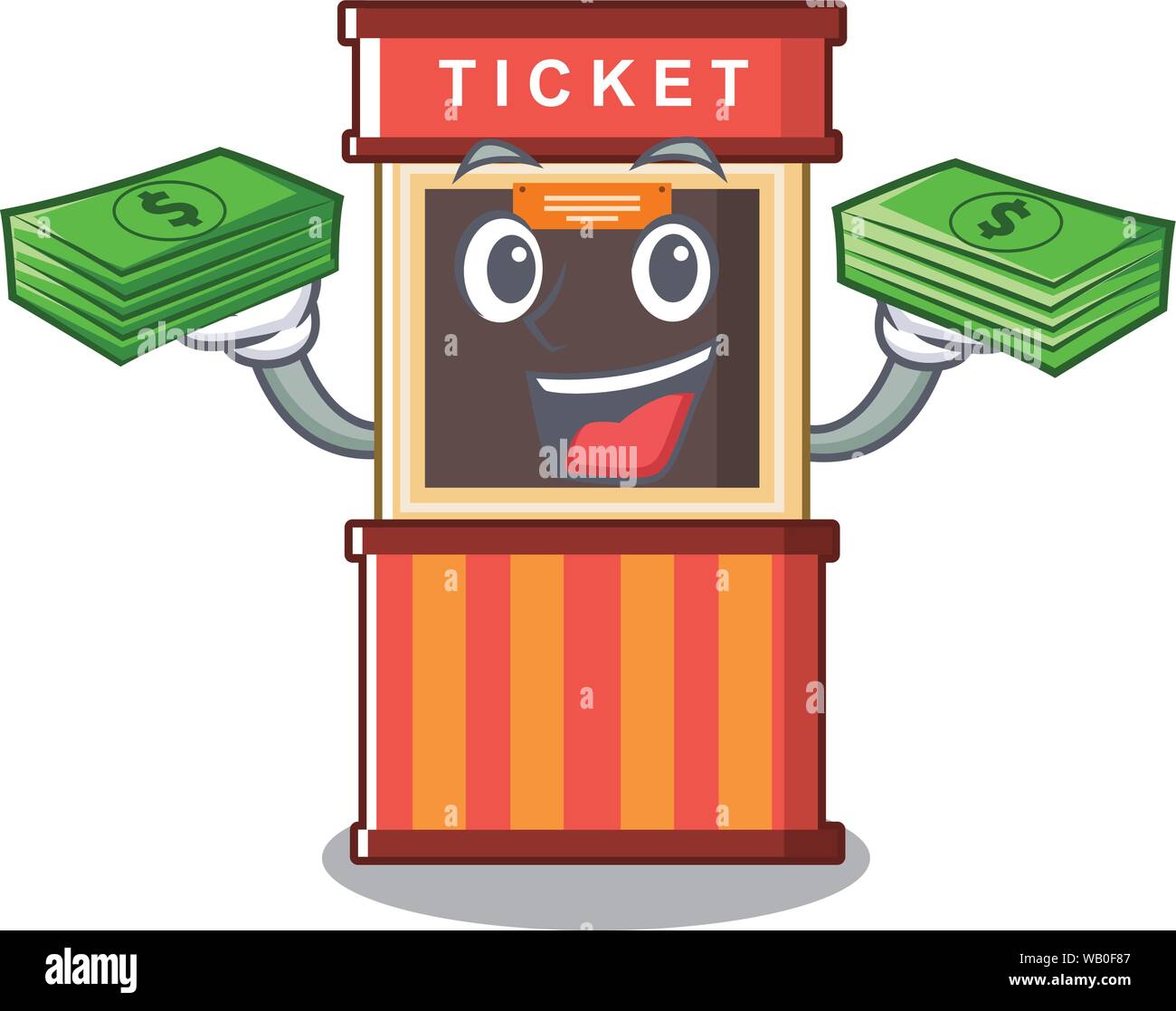 Cartoon Ticket Booth