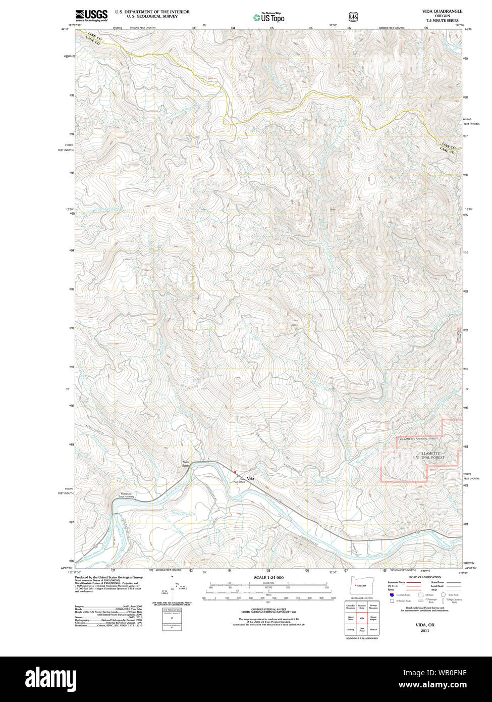 Map of vida Cut Out Stock Images & Pictures - Alamy
