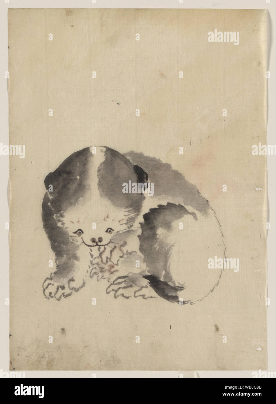 japanese cat illustration Stock Photo - Alamy