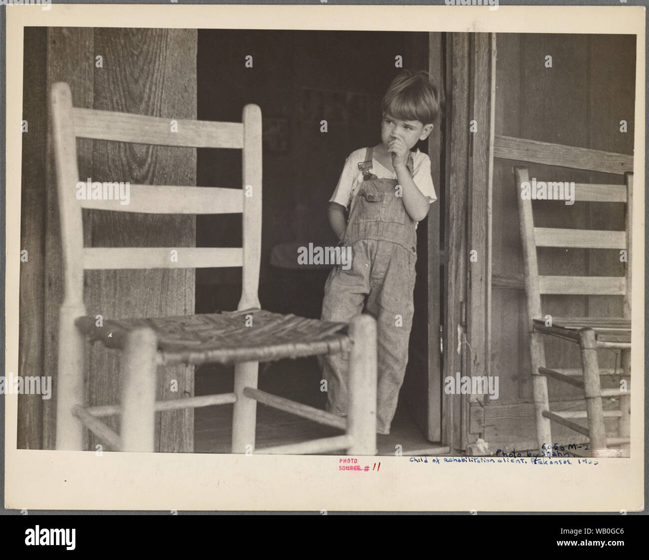 Vintage depression era photograph Stock Photo - Alamy