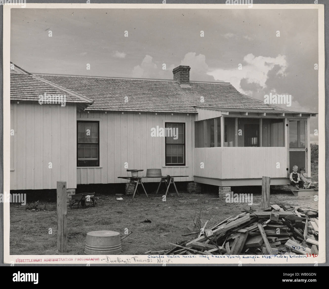 Vintage depression era photograph Stock Photo - Alamy