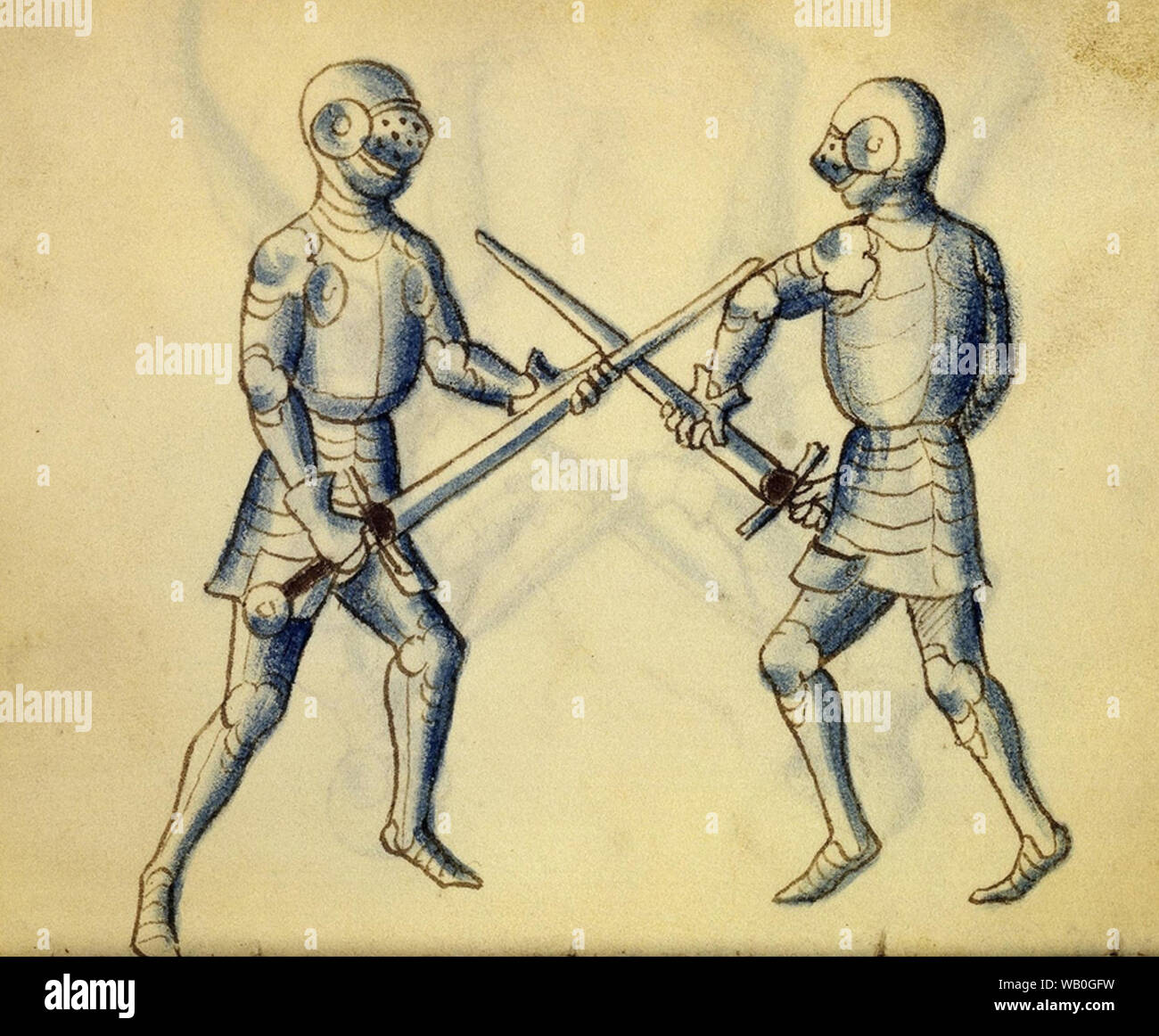 Vintage arms and armour - Knights training 'how to' guide illustration ...