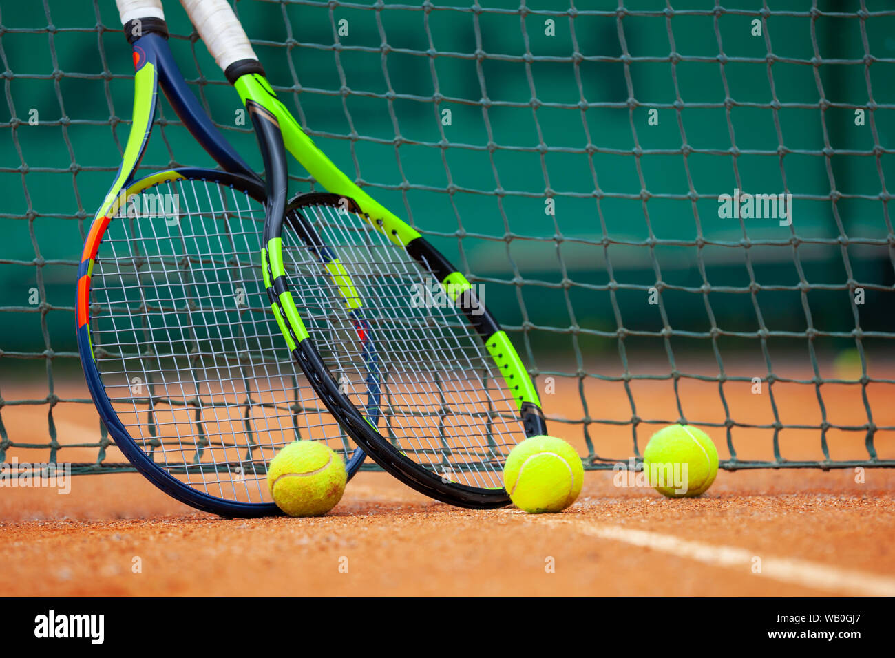 Two tennis rackets hi-res stock photography and images - Alamy