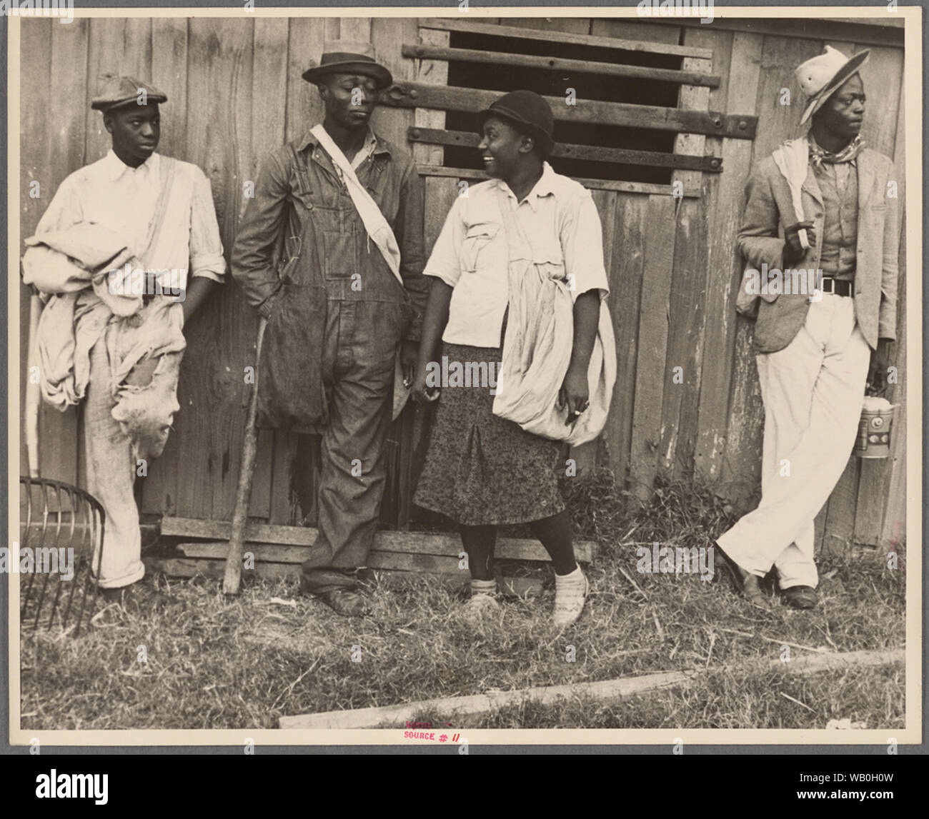 Vintage depression era photograph Stock Photo - Alamy