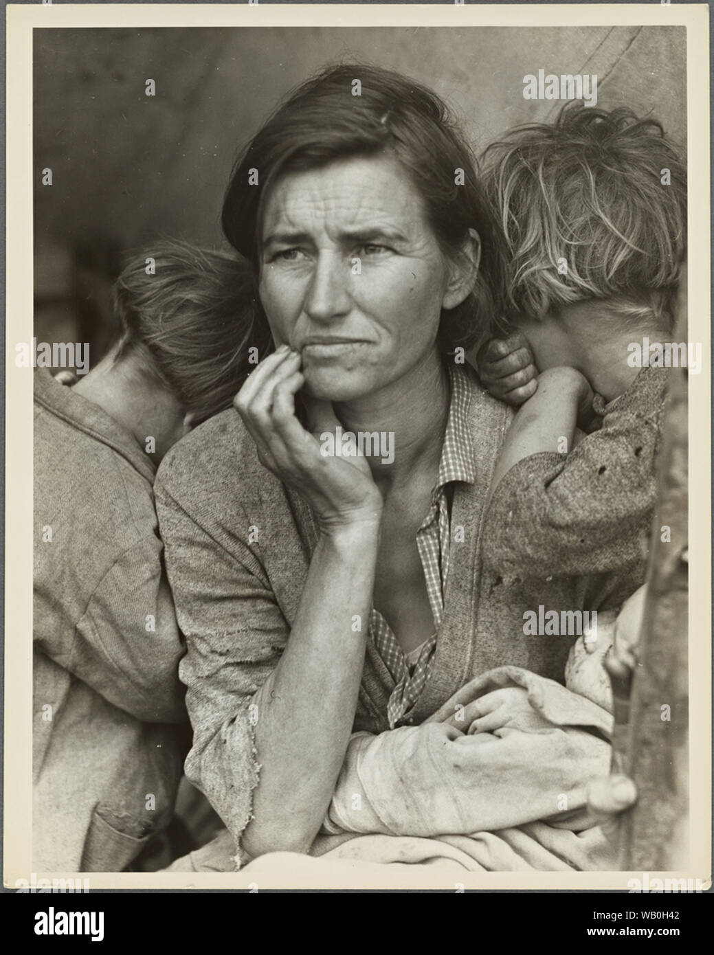 Vintage depression era photograph Stock Photo - Alamy