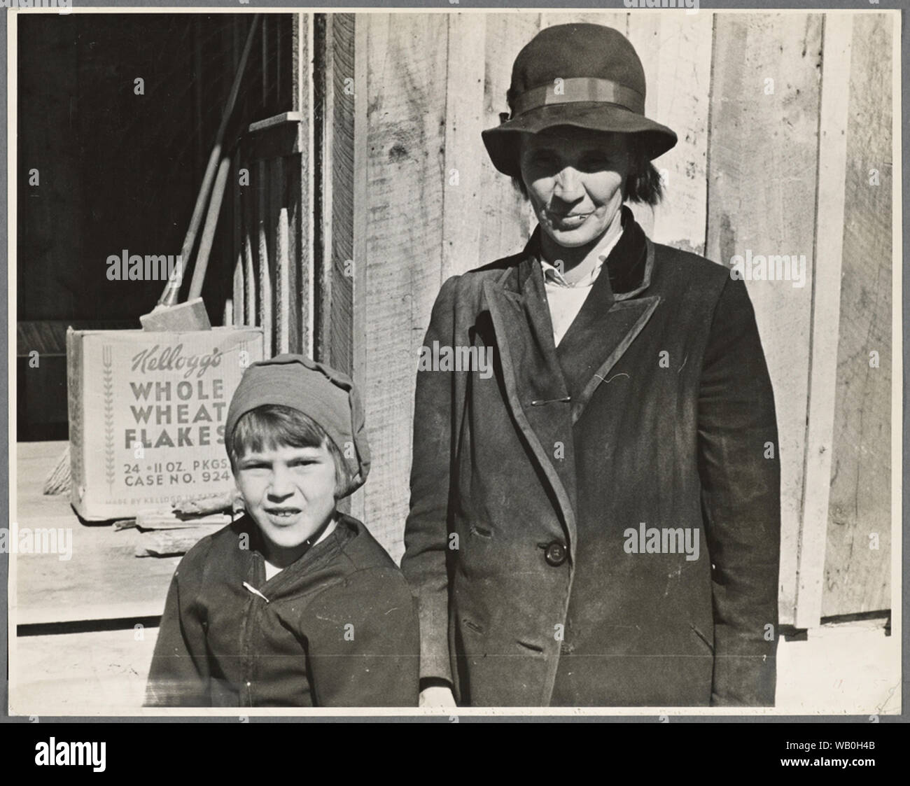 Vintage depression era photograph Stock Photo - Alamy
