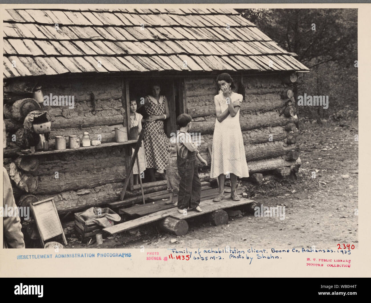 Vintage depression era photograph Stock Photo - Alamy