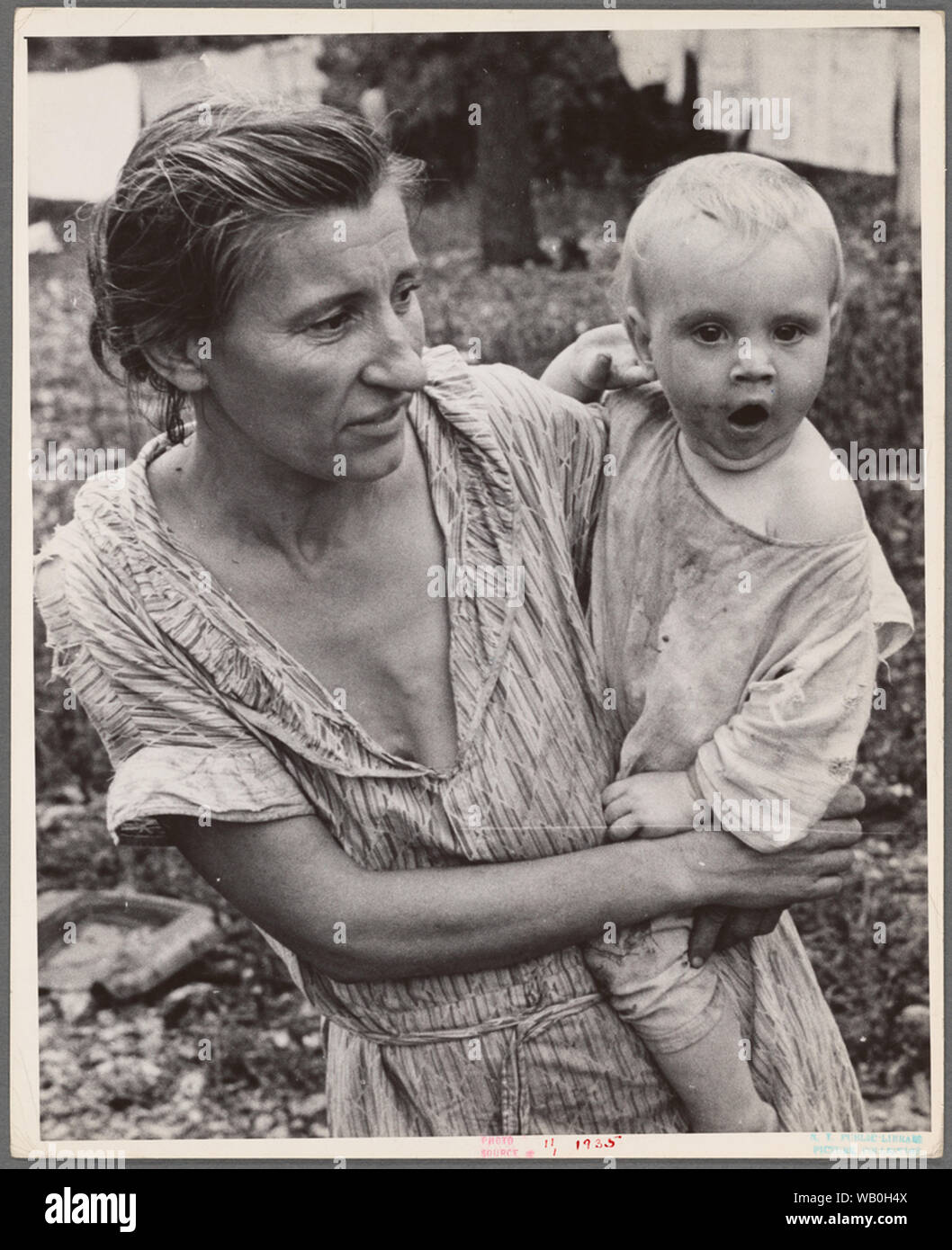 Vintage depression era photograph Stock Photo - Alamy
