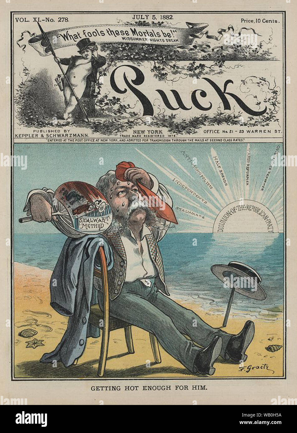 Puck Magazine Cover High Resolution Stock Photography and Images - Alamy