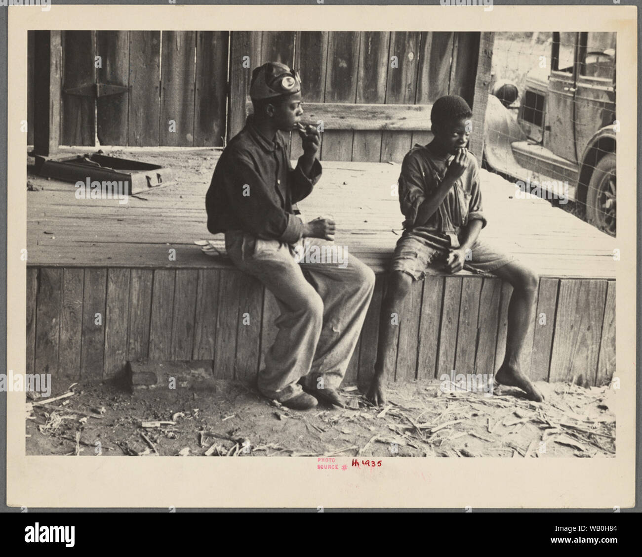 Vintage depression era photograph Stock Photo - Alamy