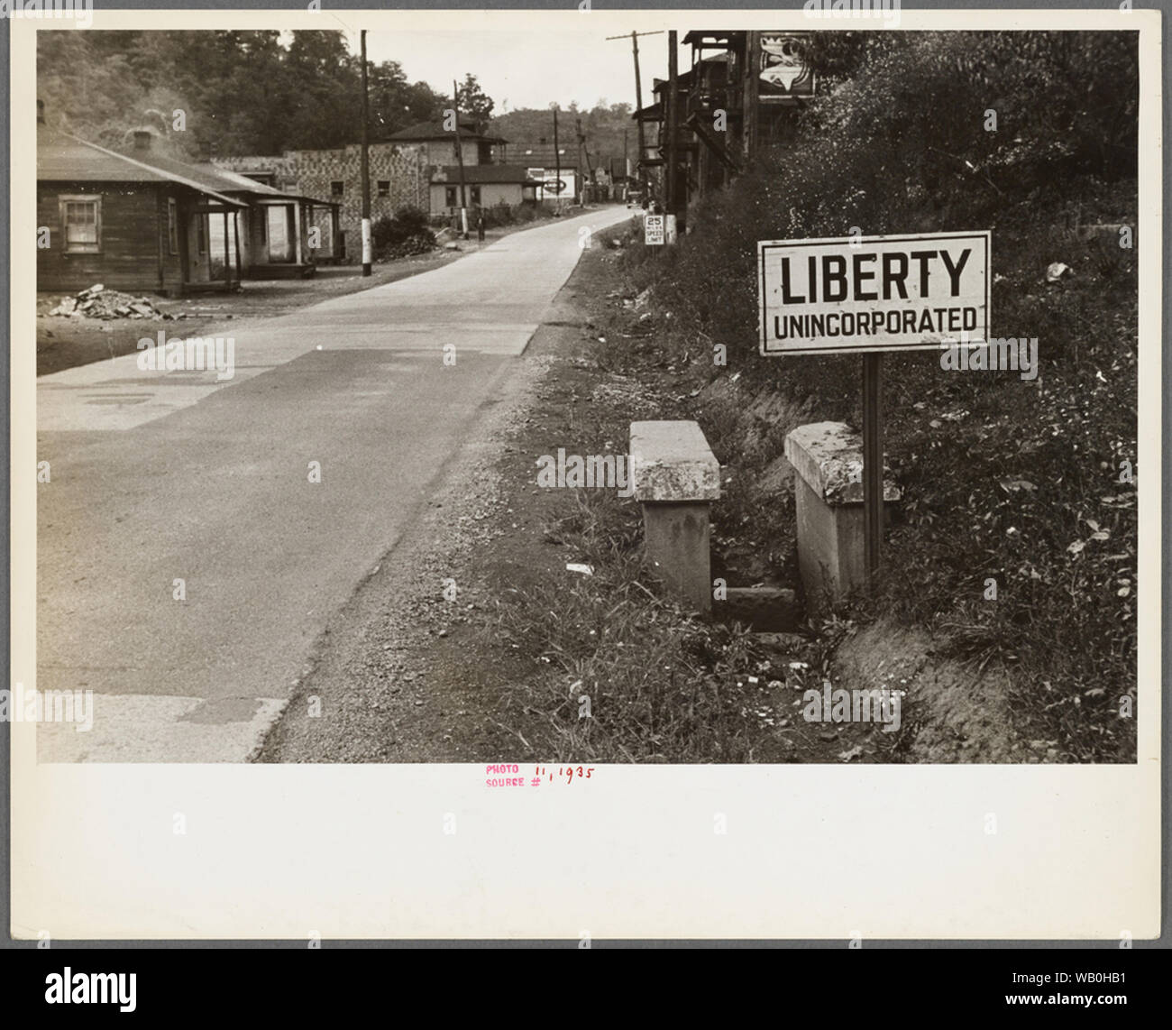 Vintage depression era photograph Stock Photo - Alamy
