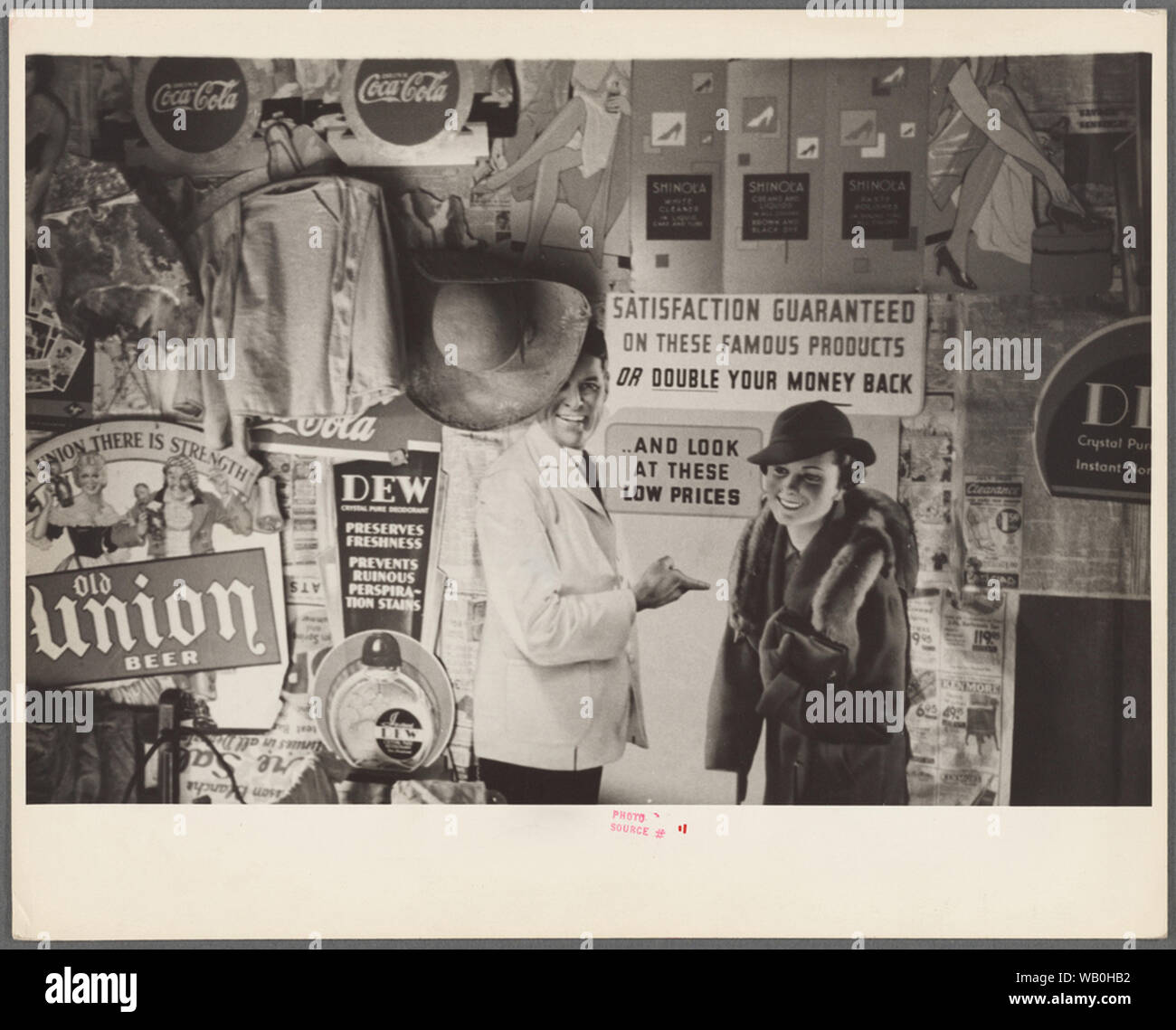 Vintage depression era photograph Stock Photo - Alamy