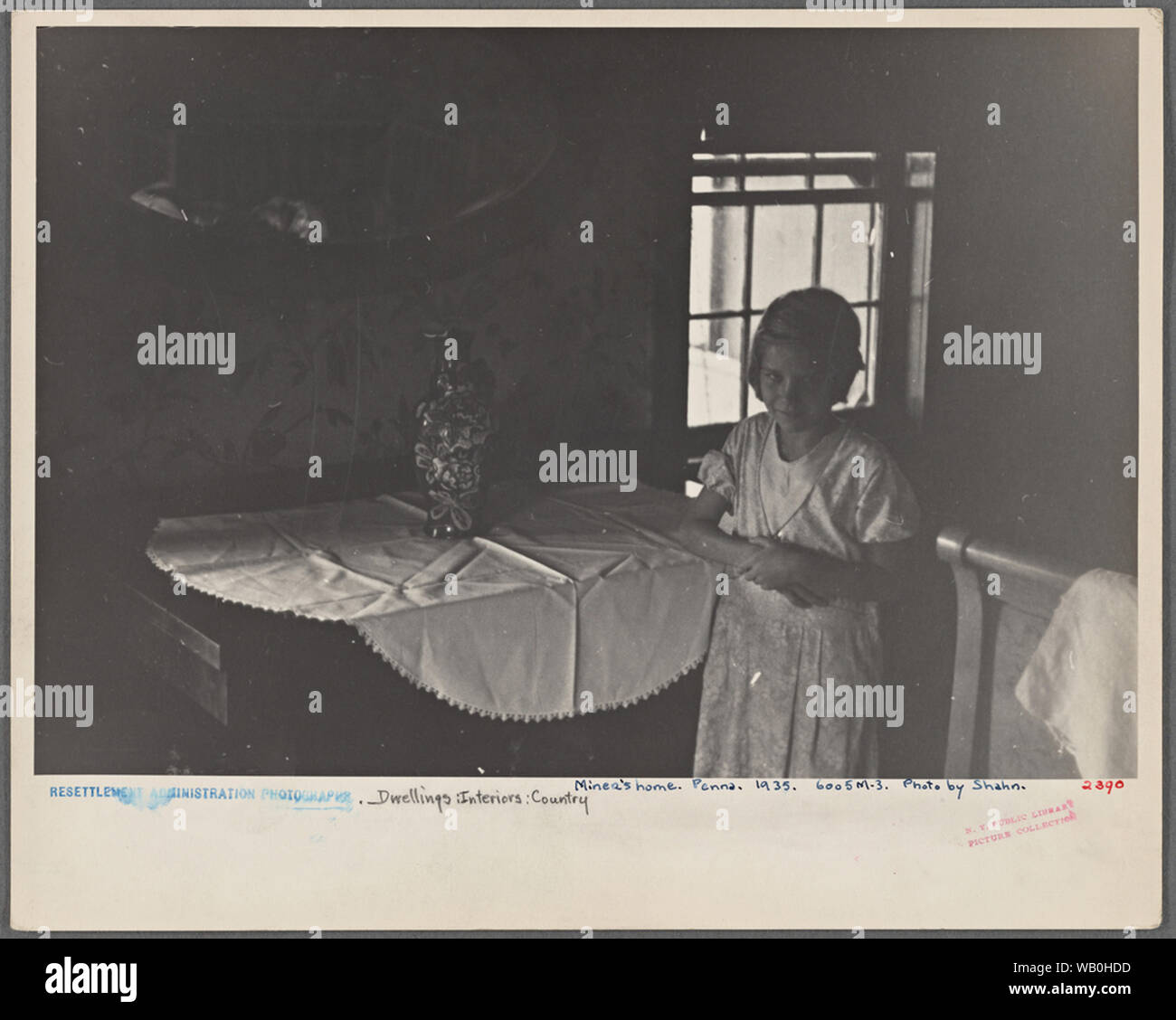 Vintage depression era photograph Stock Photo - Alamy