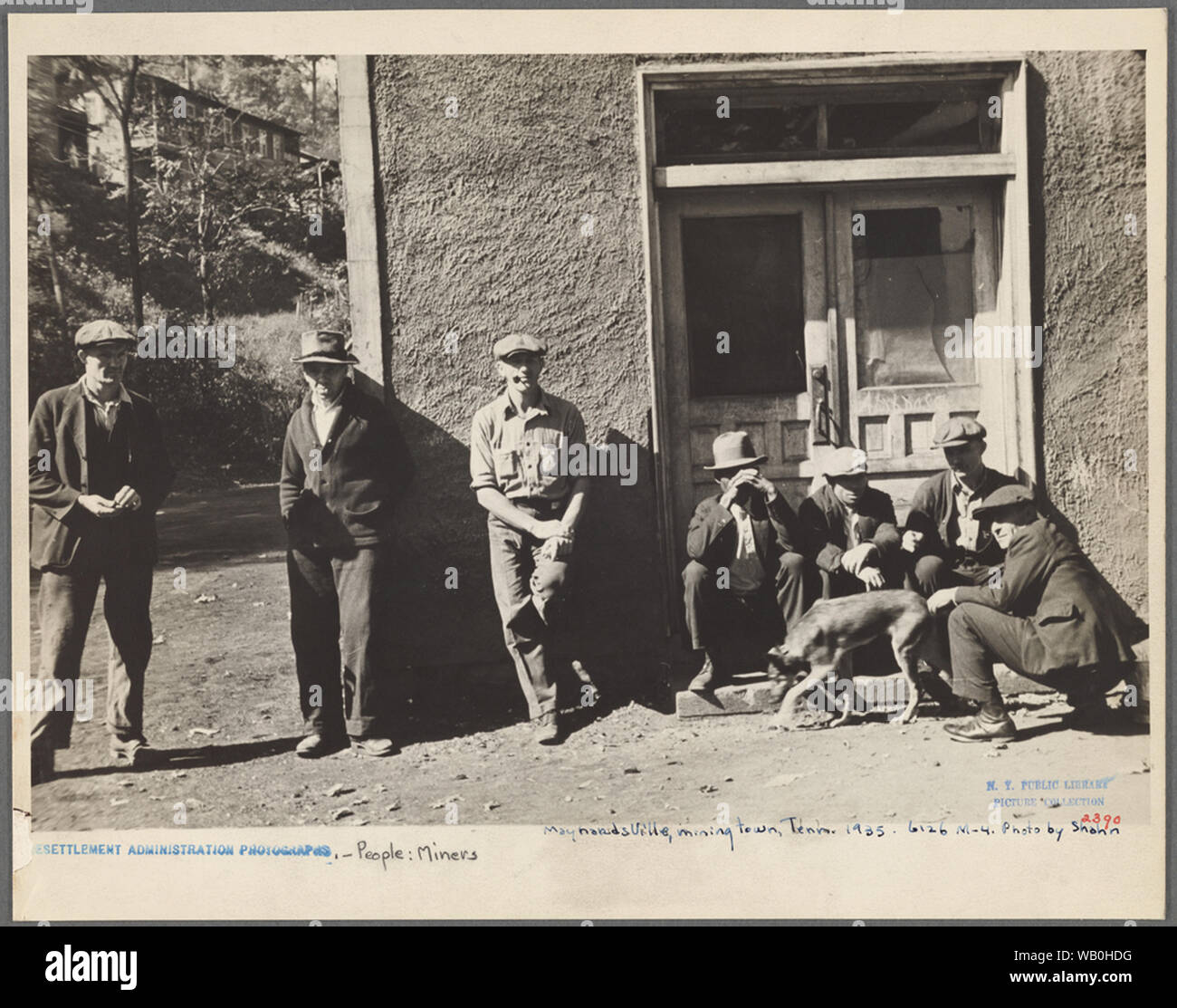 Vintage depression era photograph Stock Photo - Alamy