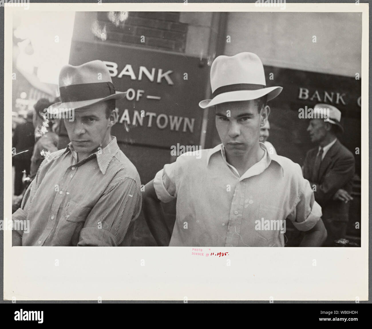 Vintage depression era photograph Stock Photo - Alamy