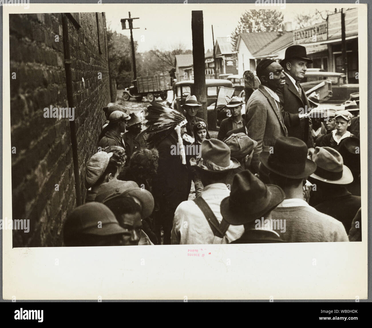 Vintage depression era photograph Stock Photo - Alamy