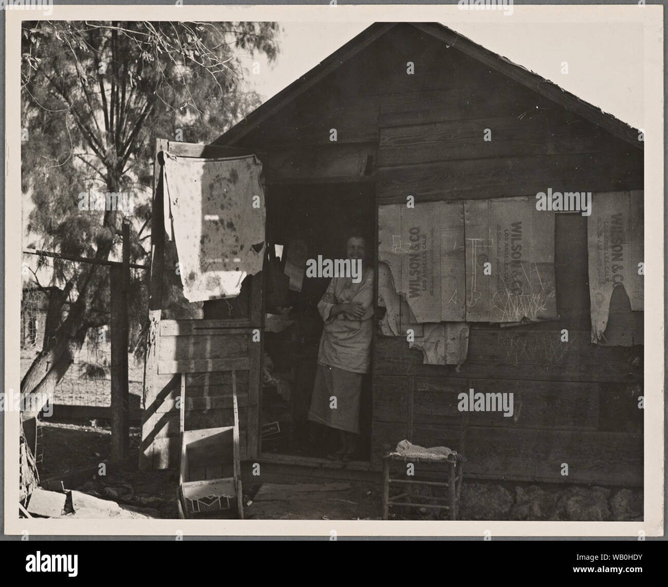 Vintage depression era photograph Stock Photo - Alamy
