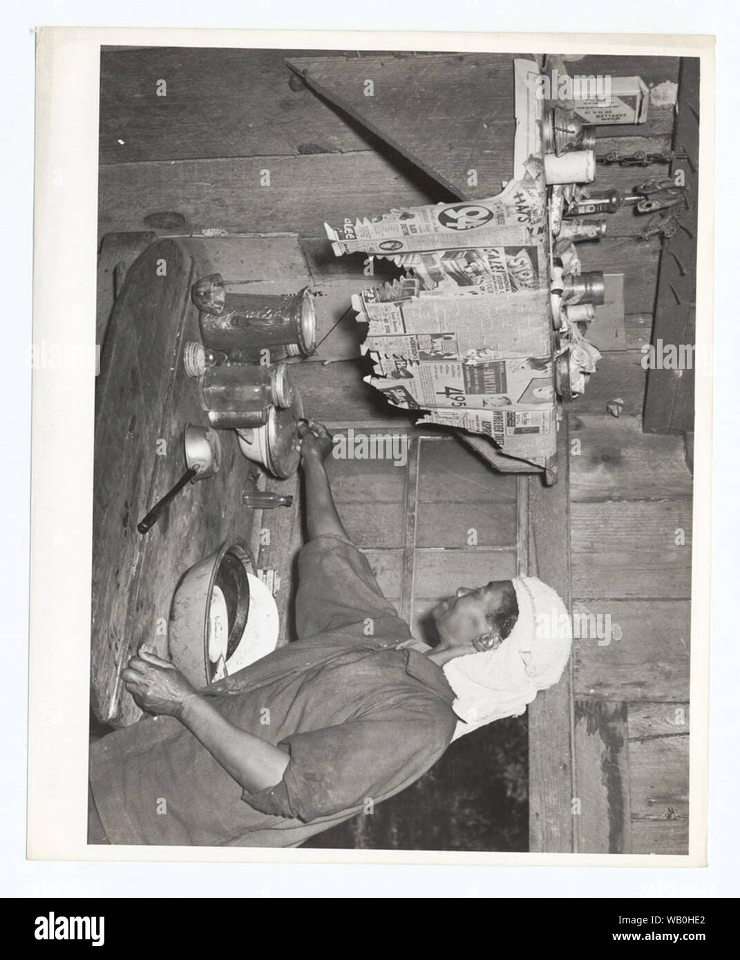 Vintage depression era photograph Stock Photo - Alamy