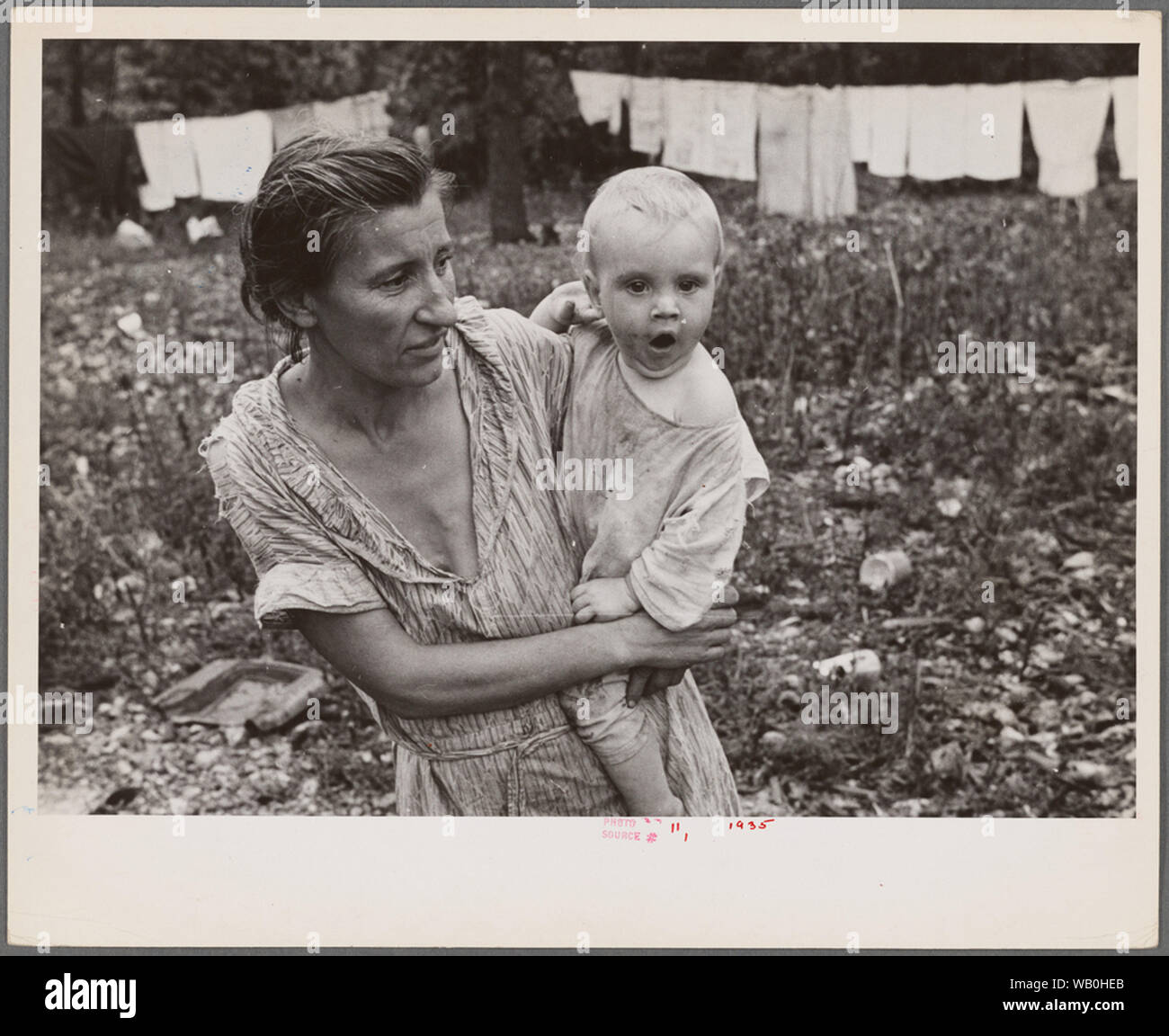Vintage depression era photograph Stock Photo - Alamy