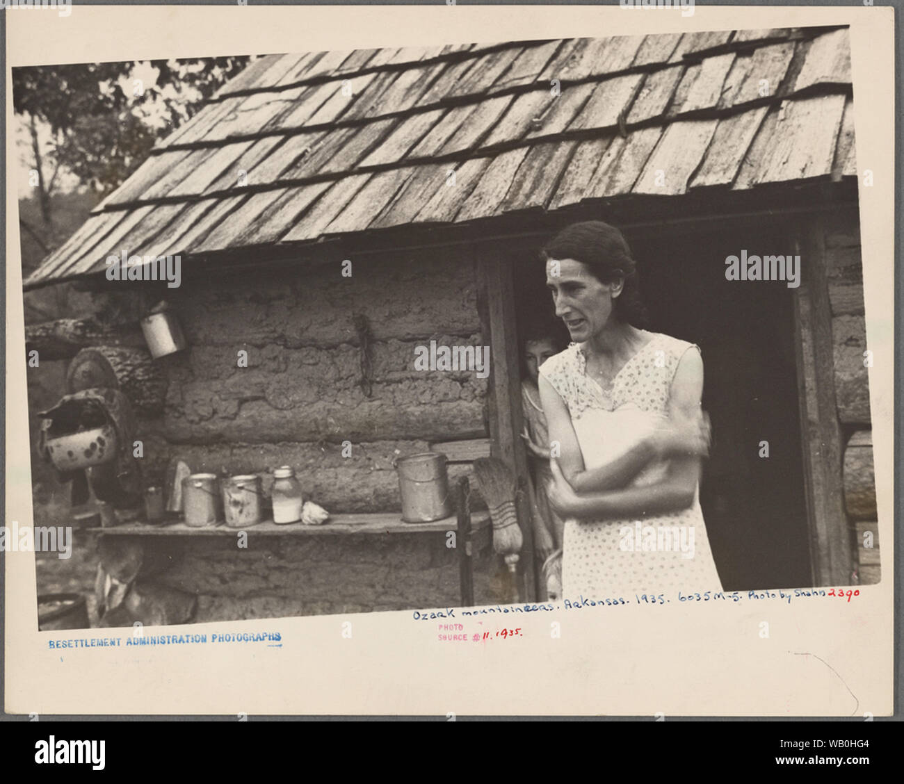 Vintage depression era photograph Stock Photo - Alamy