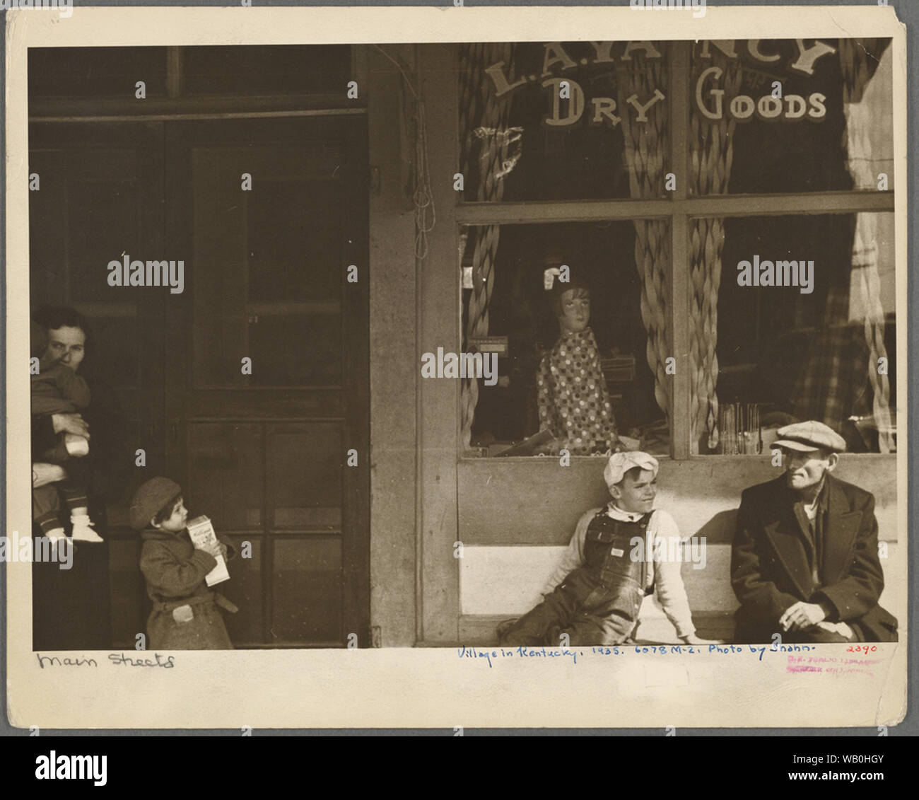 Vintage depression era photograph Stock Photo - Alamy