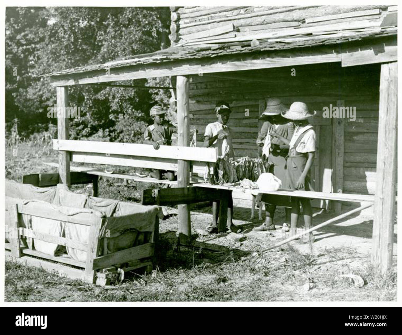 Vintage depression era photograph Stock Photo - Alamy