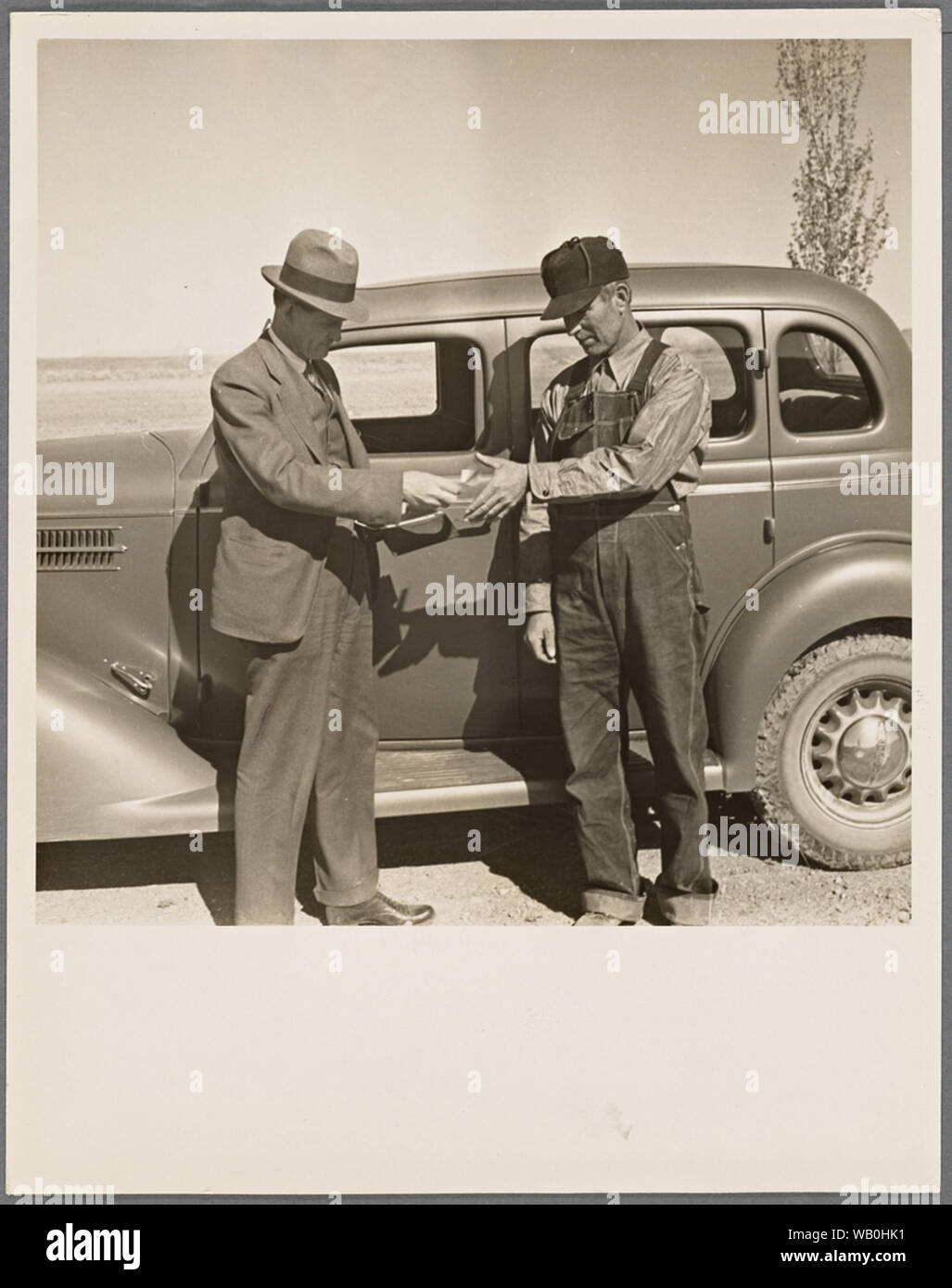 Vintage depression era photograph Stock Photo - Alamy