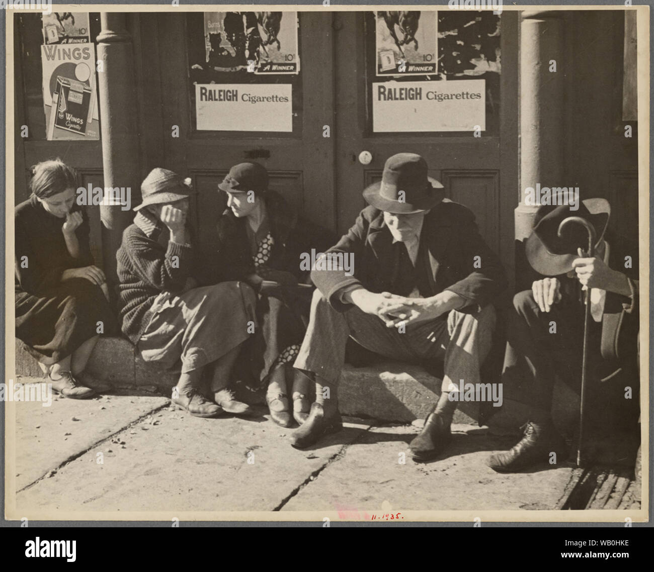 Vintage depression era photograph Stock Photo - Alamy