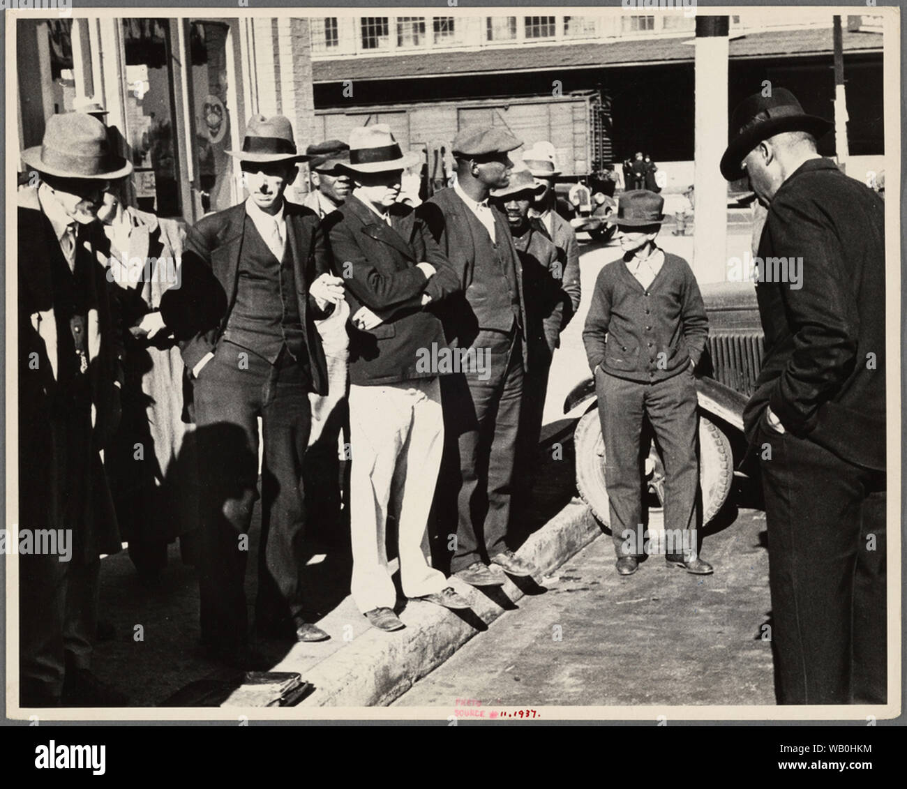 Vintage depression era photograph Stock Photo - Alamy