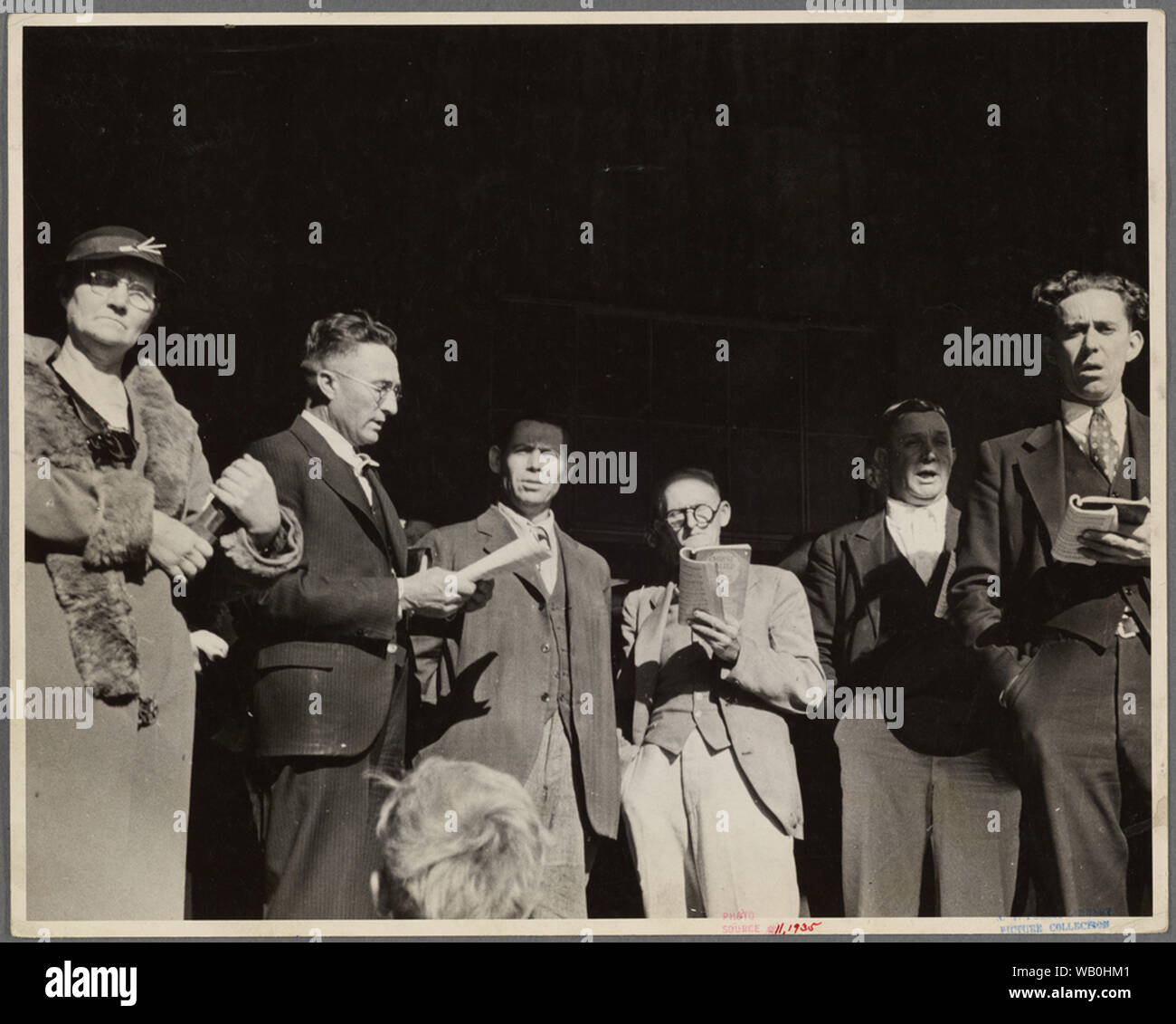 Vintage depression era photograph Stock Photo - Alamy